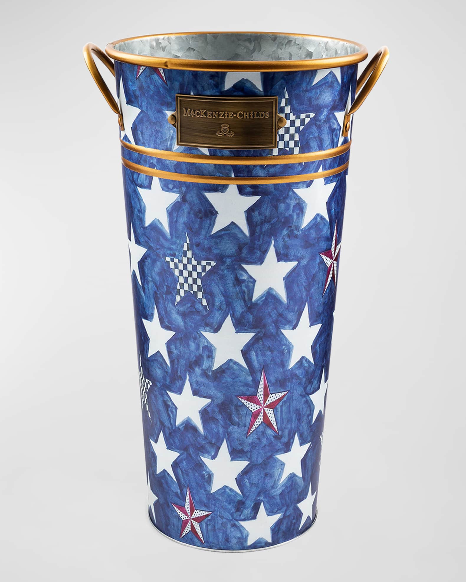 MacKenzie-Childs Royal Star Flower Buckets, Set of 3 | Neiman Marcus
