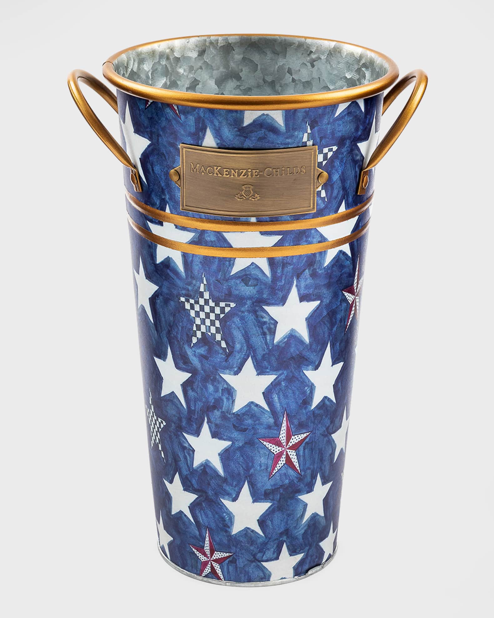 MacKenzie-Childs Royal Star Flower Buckets, Set of 3 | Neiman Marcus