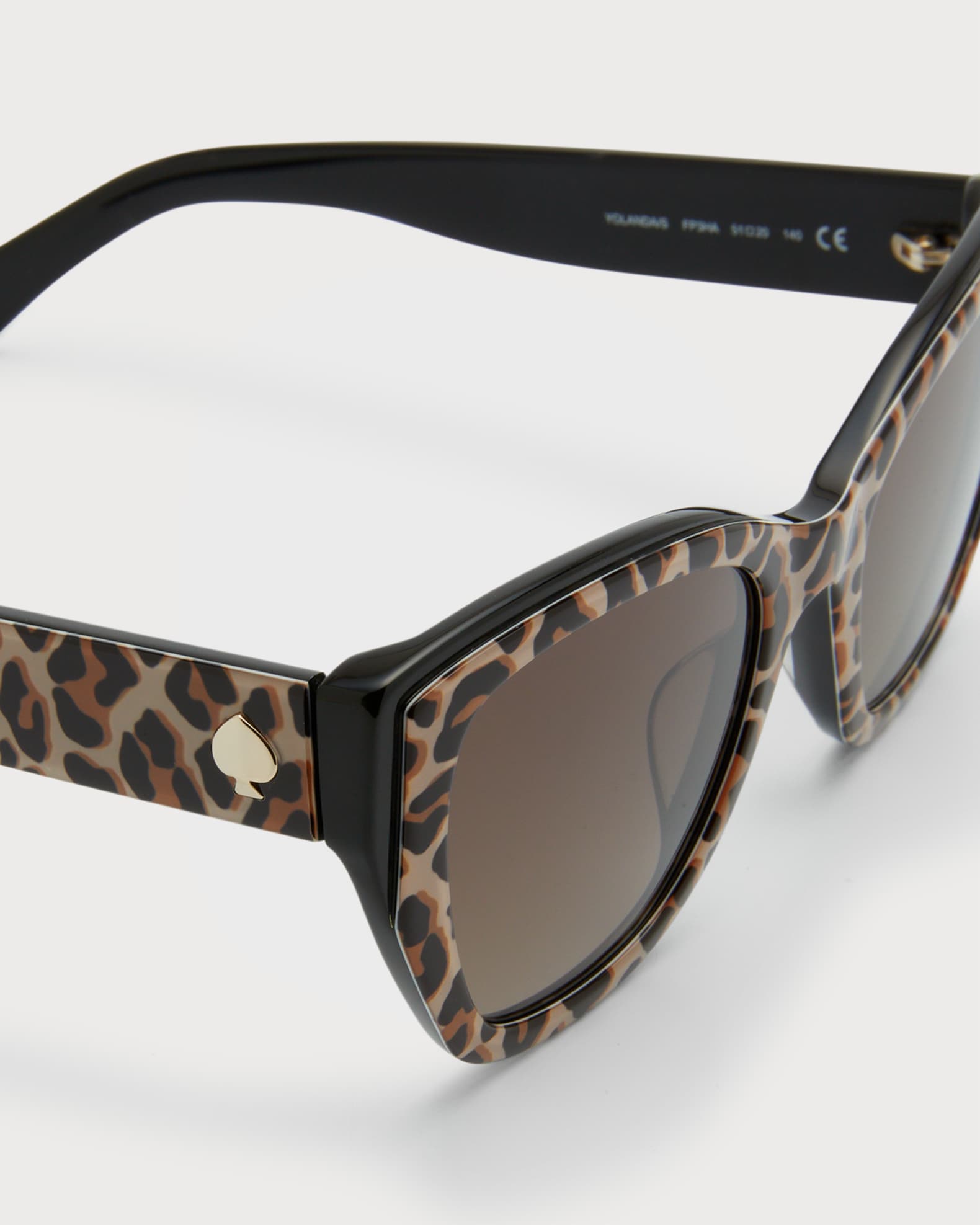 kate spade new york yolanda two-tone acetate cat-eye sunglasses ...
