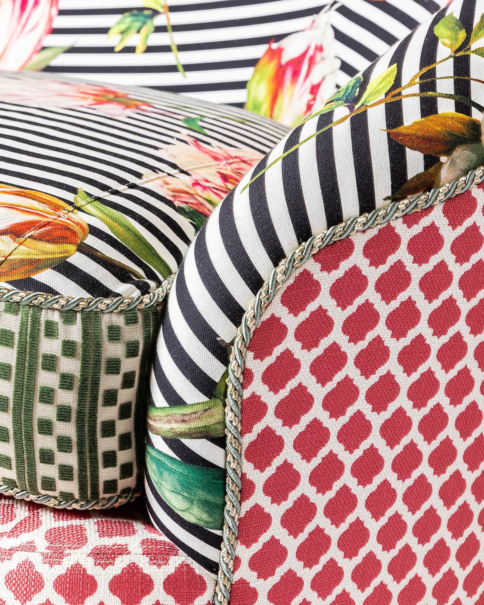 MacKenzie-Childs Flower Show Settee | Neiman Marcus
