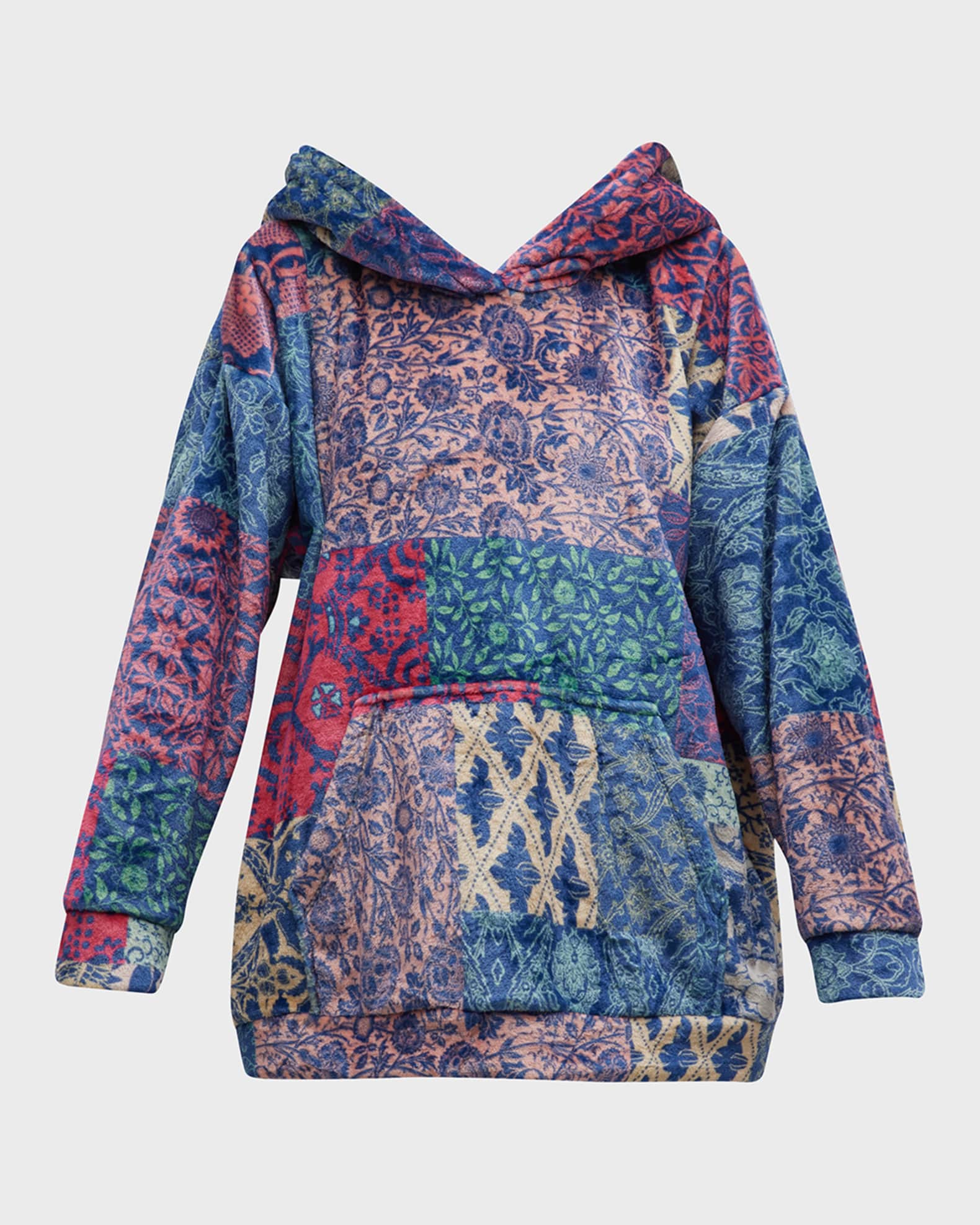 Johnny Was Olivia Sherpa Pullover Hoodie | Neiman Marcus