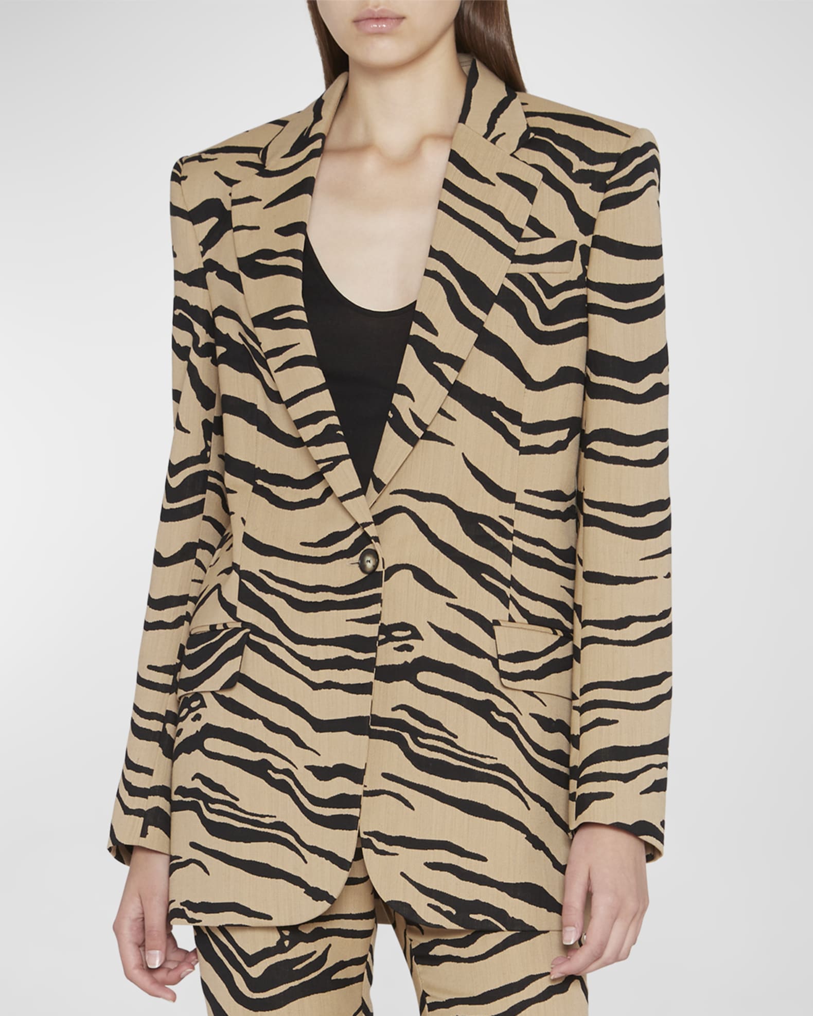 Tiger-Print Suit | Neiman Marcus