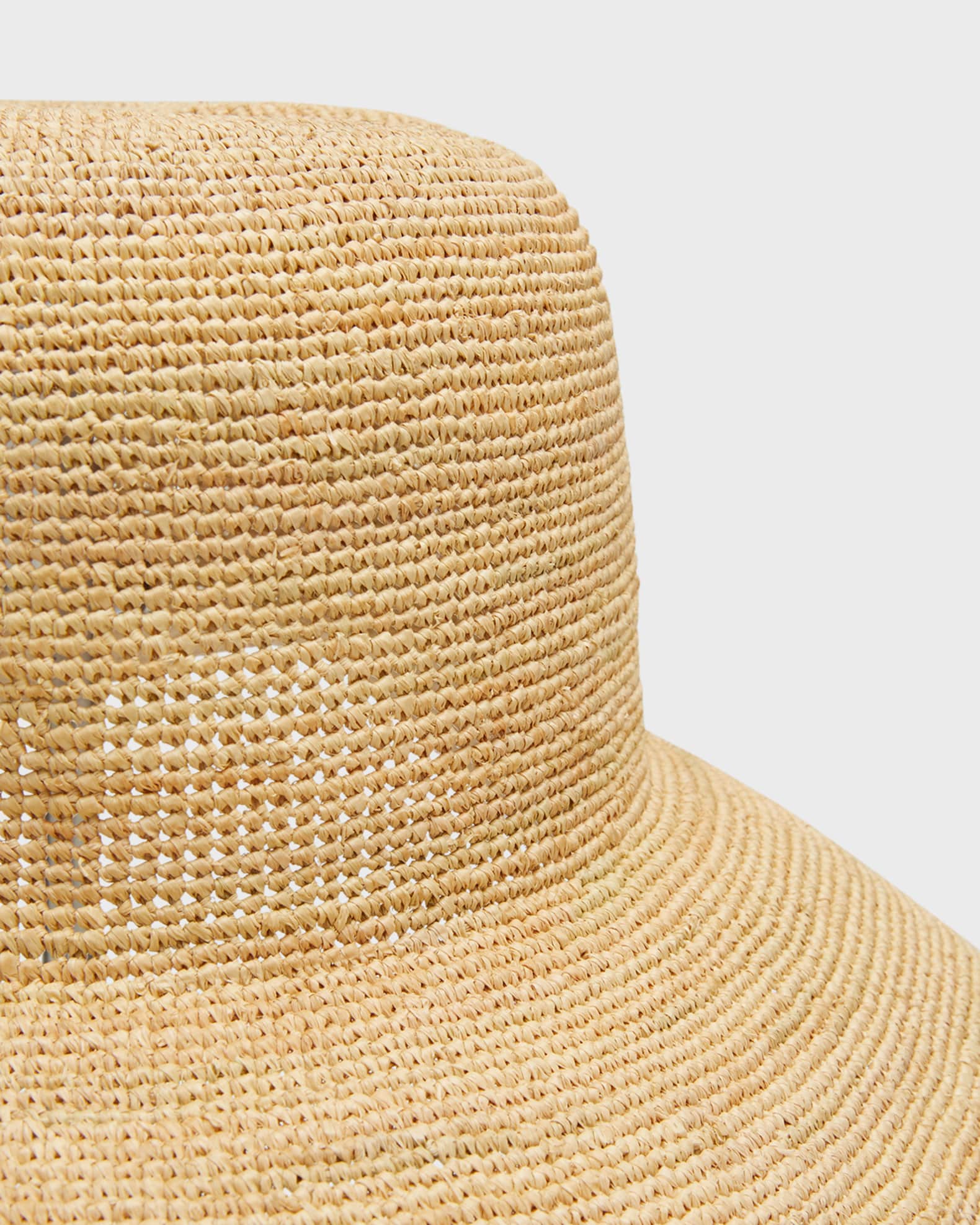 Max Mara Blanc Raffia Cloche Hat | Neiman Marcus