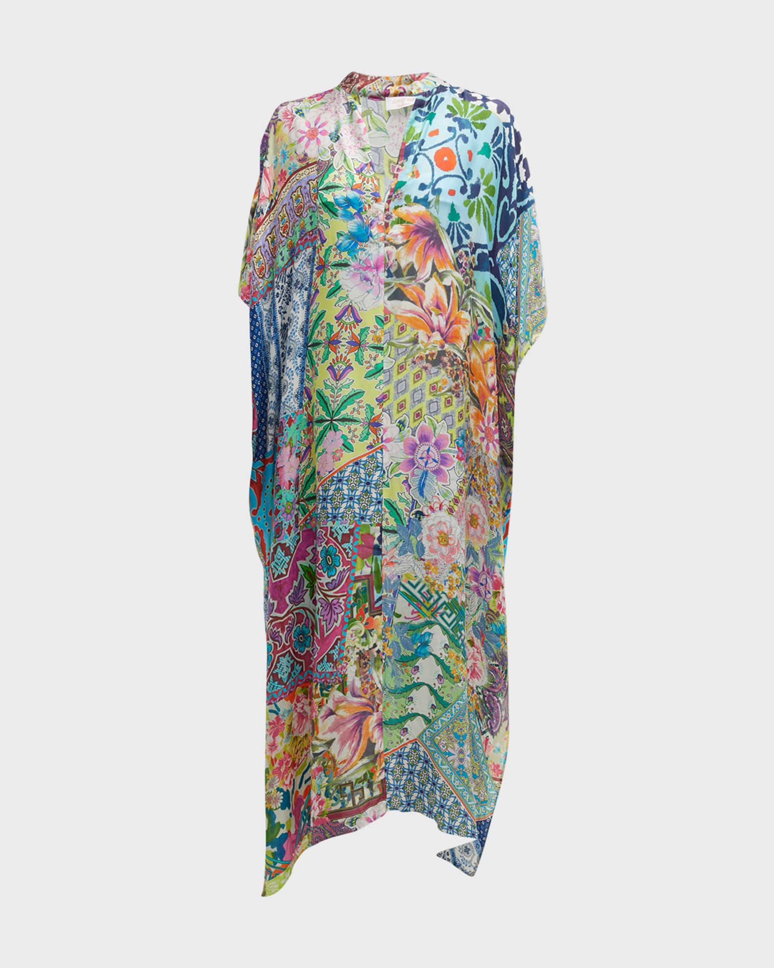 Johnny Was Loci Patchwork Kaftan Coverup | Neiman Marcus