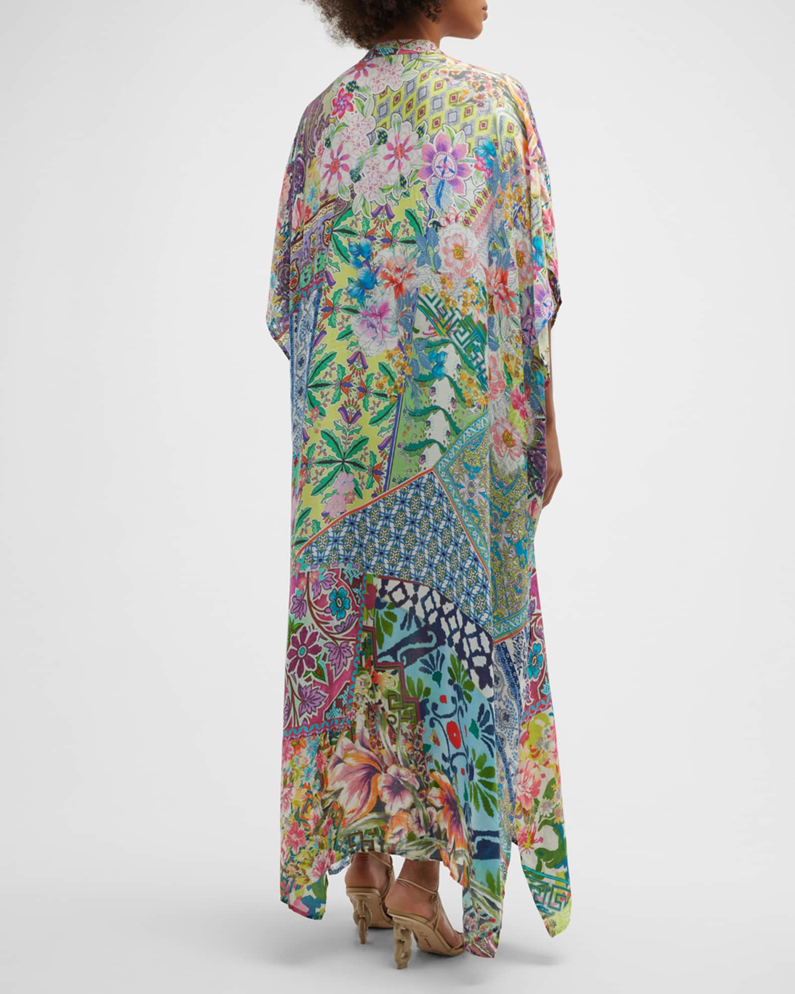 Johnny Was Loci Patchwork Kaftan Coverup | Neiman Marcus