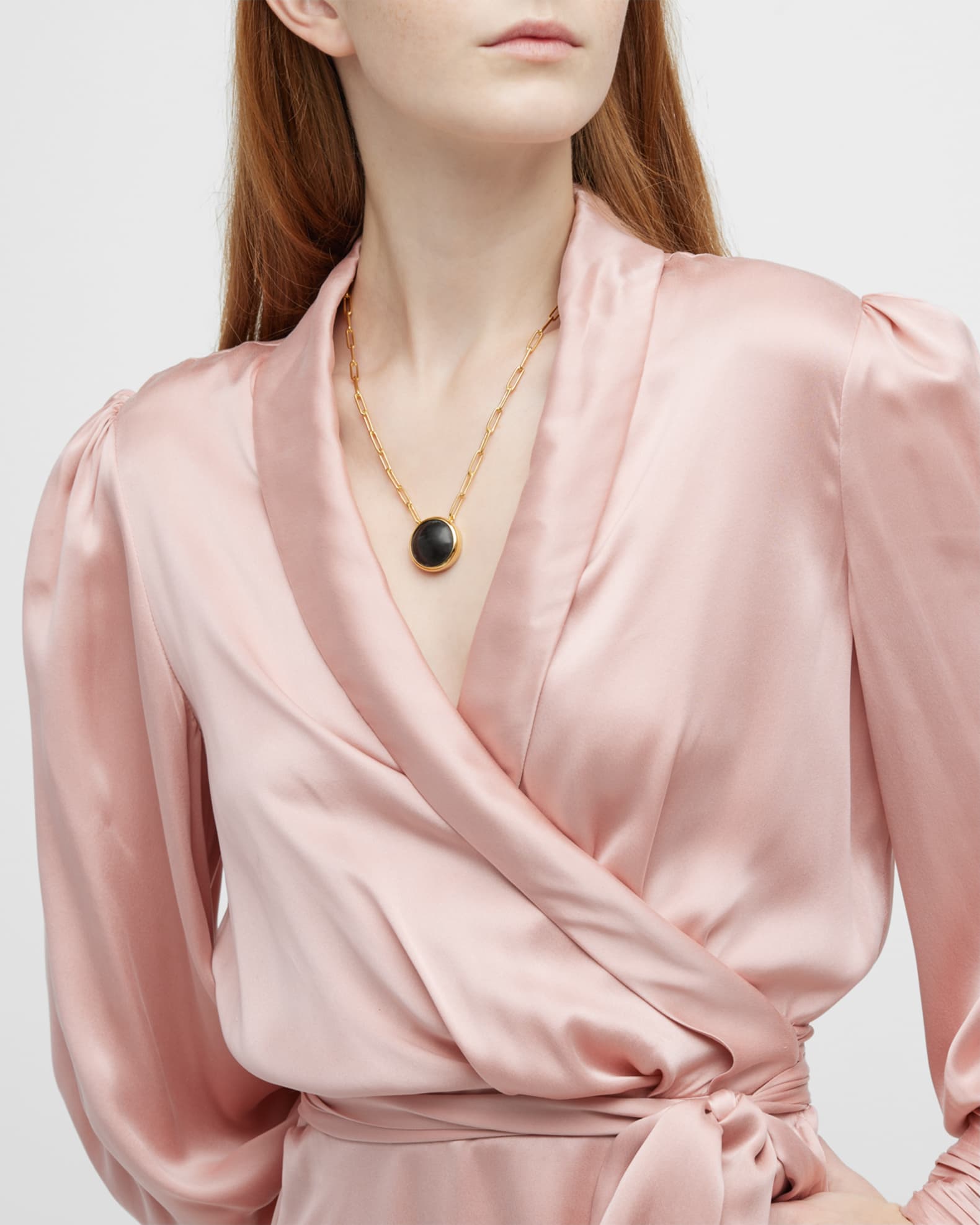 SOKO Wazi Horn Statement Necklace | Neiman Marcus