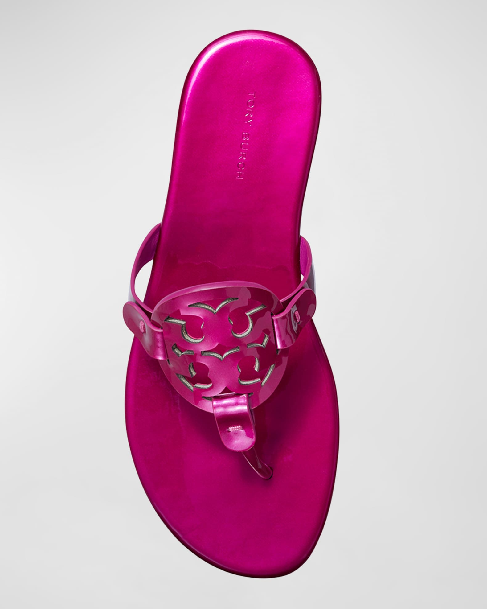 Tory Burch Miller Soft Medallion Thong Sandals | Neiman Marcus