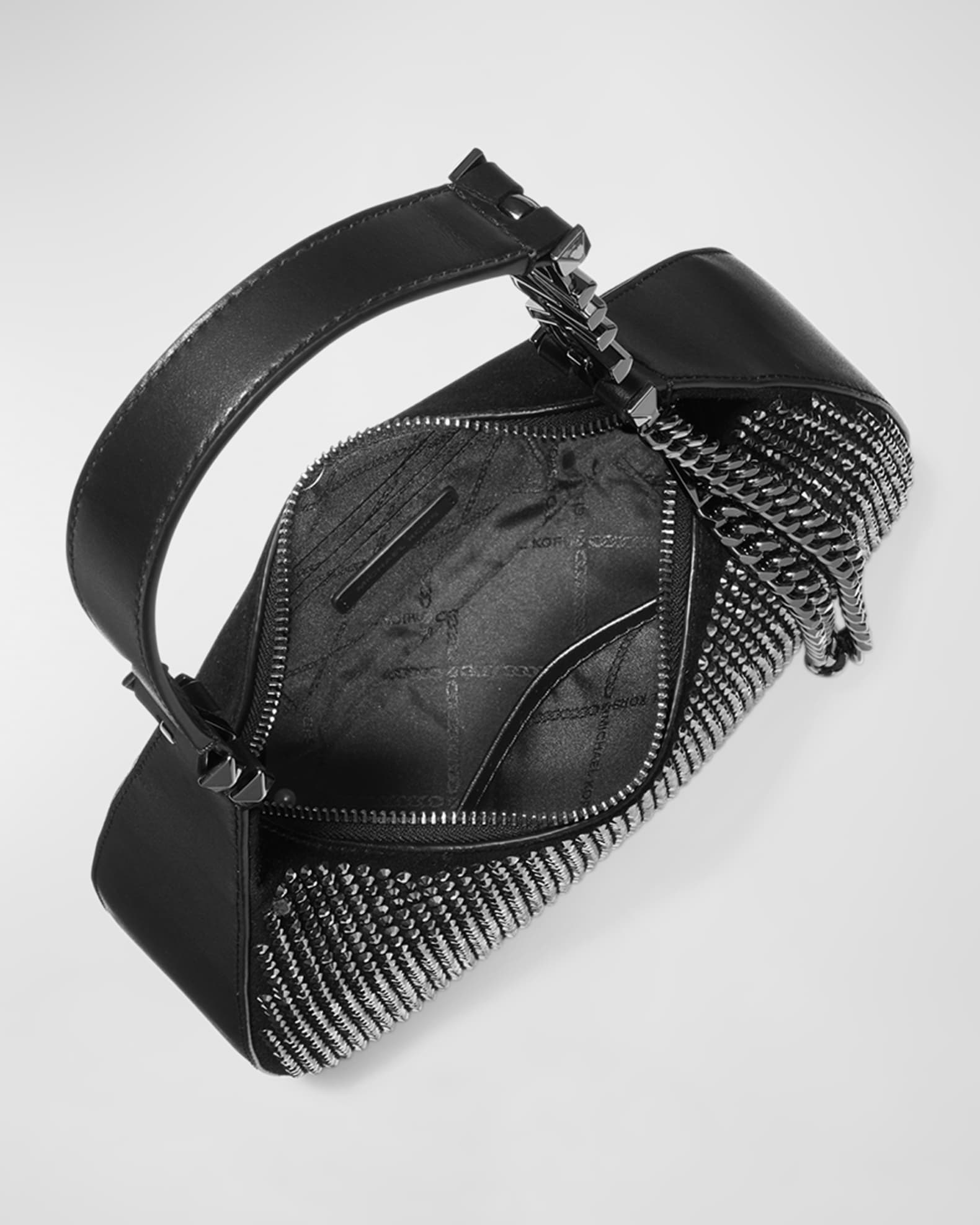 MICHAEL Michael Kors Piper Small Studded Pouchette Shoulder Bag ...