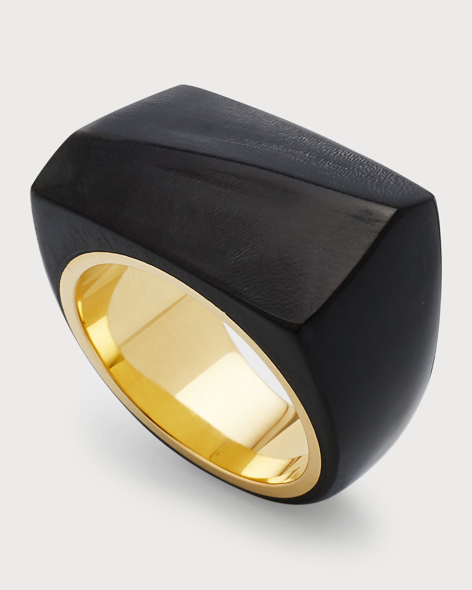 SOKO Sura Horn Ring, Black | Neiman Marcus