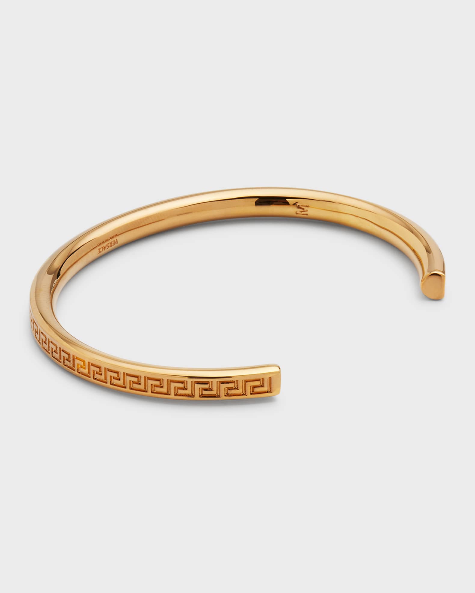 Versace Men's Greca Cuff Bracelet | Neiman Marcus