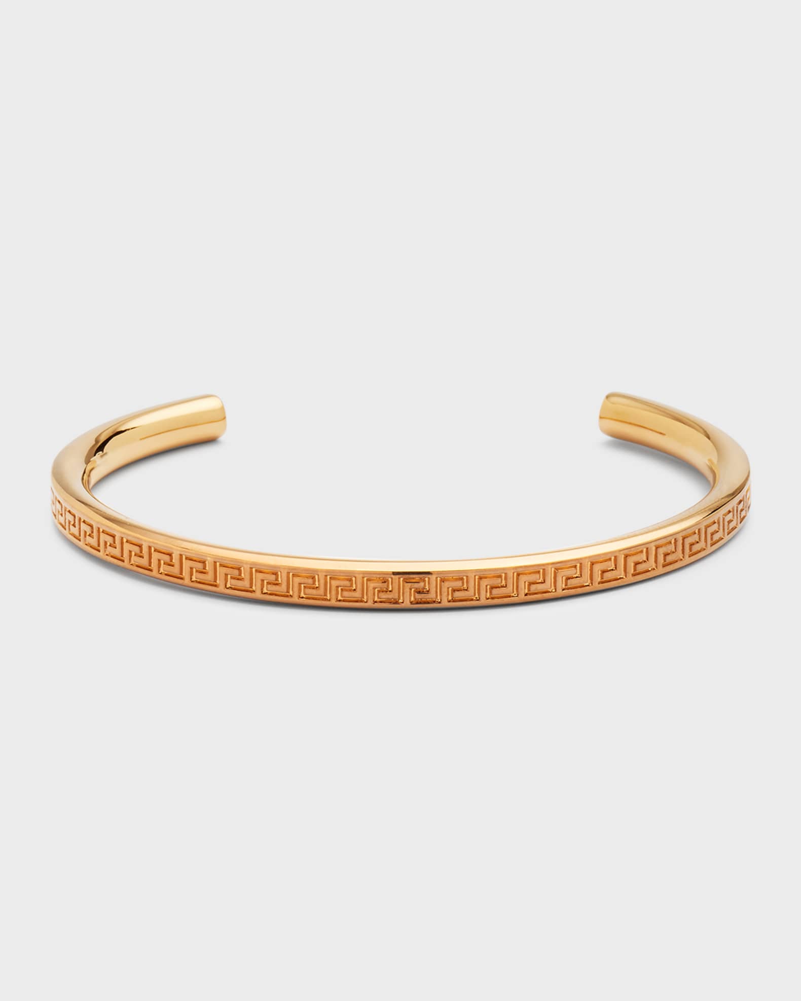 Versace Men's Greca Cuff Bracelet | Neiman Marcus