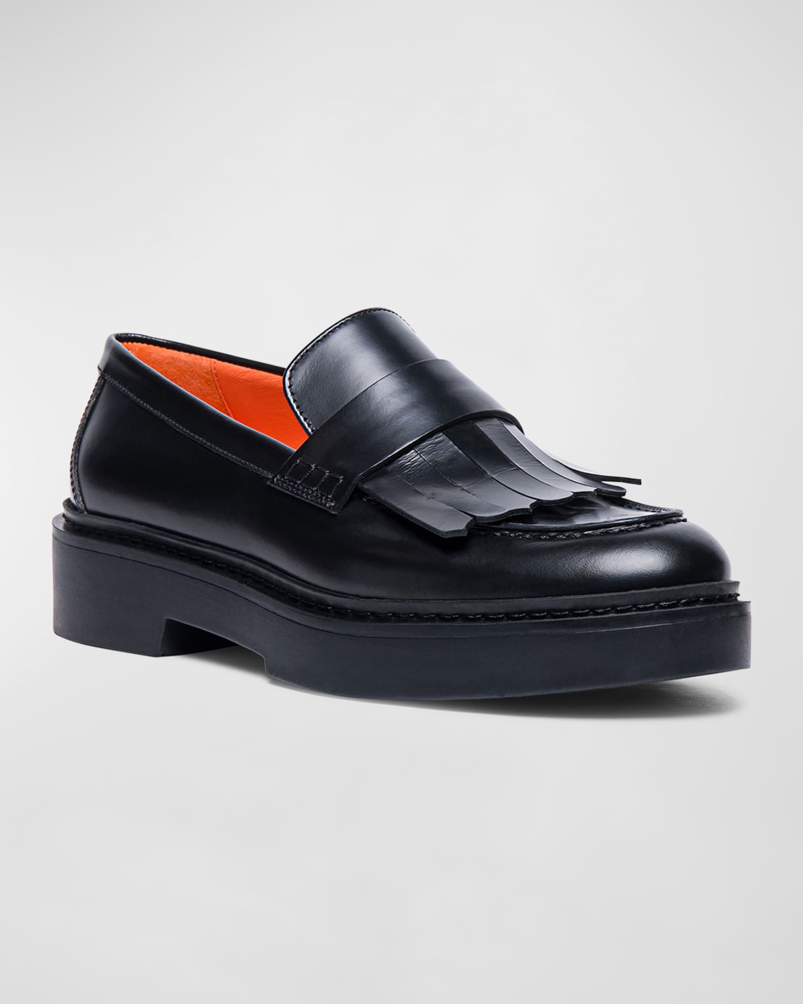 Santoni Pamela Kiltie Loafers | Neiman Marcus