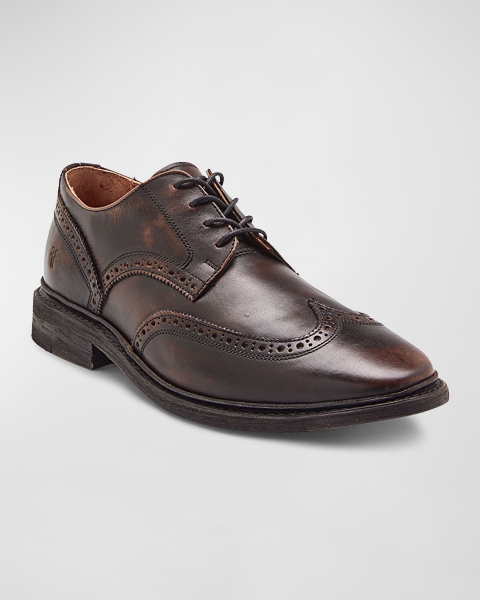Frye Men's Paul Wingtip Leather Derby Shoes | Neiman Marcus