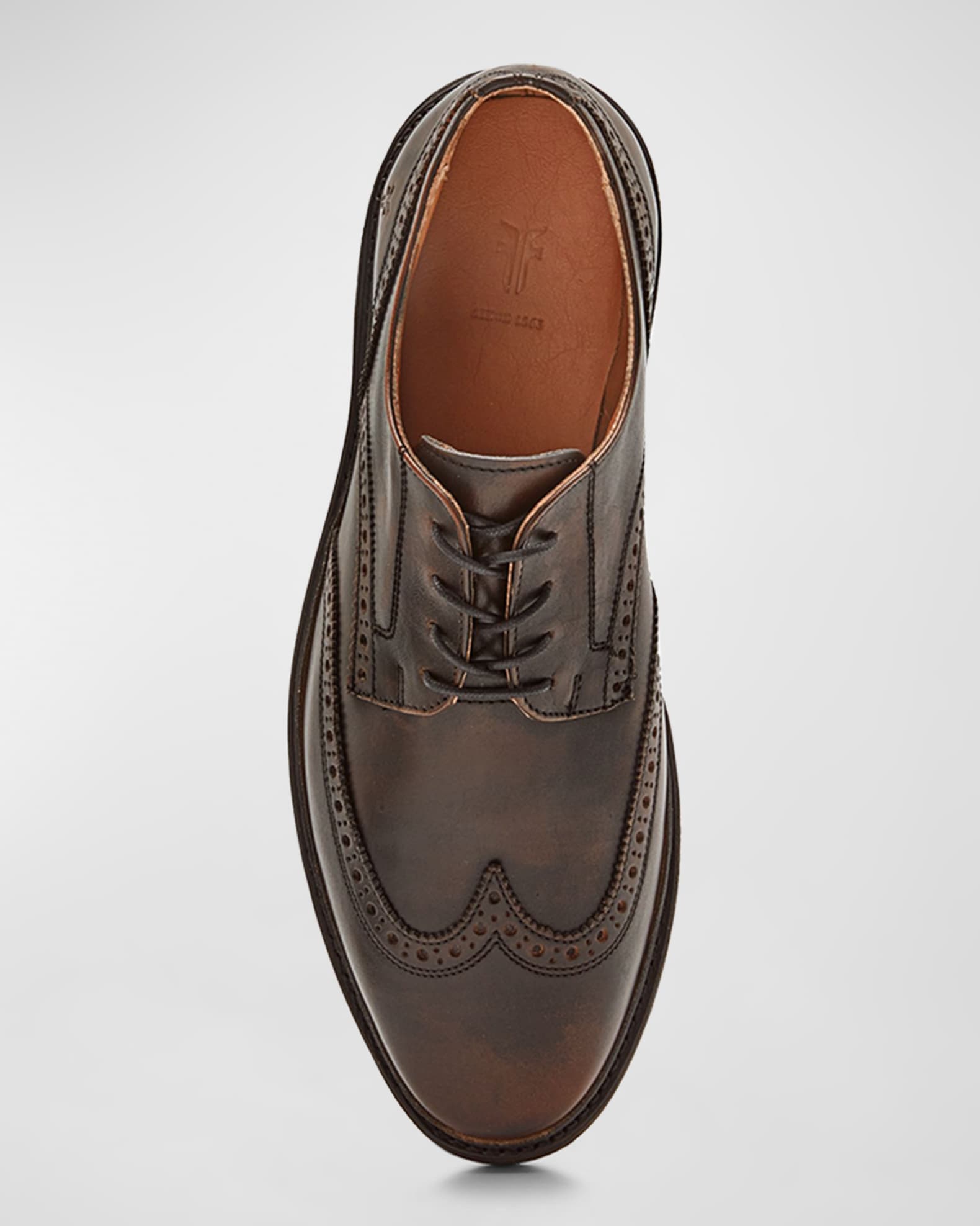 Frye Men's Paul Wingtip Leather Derby Shoes | Neiman Marcus