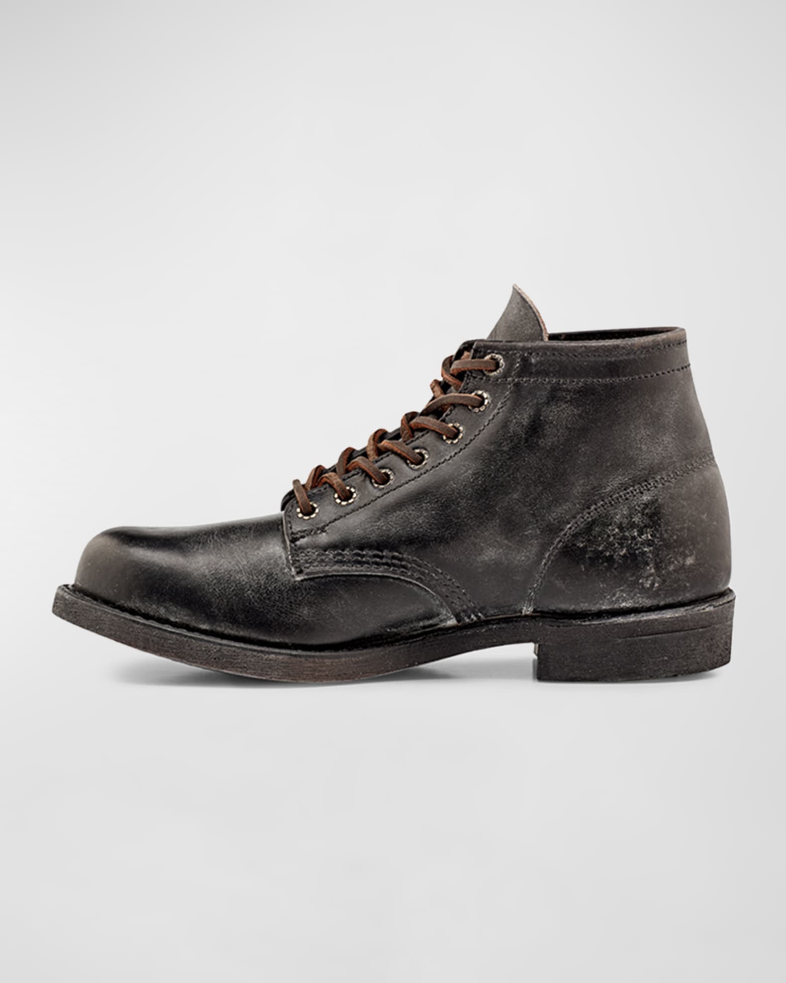 Frye Men's Prison Lace-Up Leather Ankle Boots | Neiman Marcus