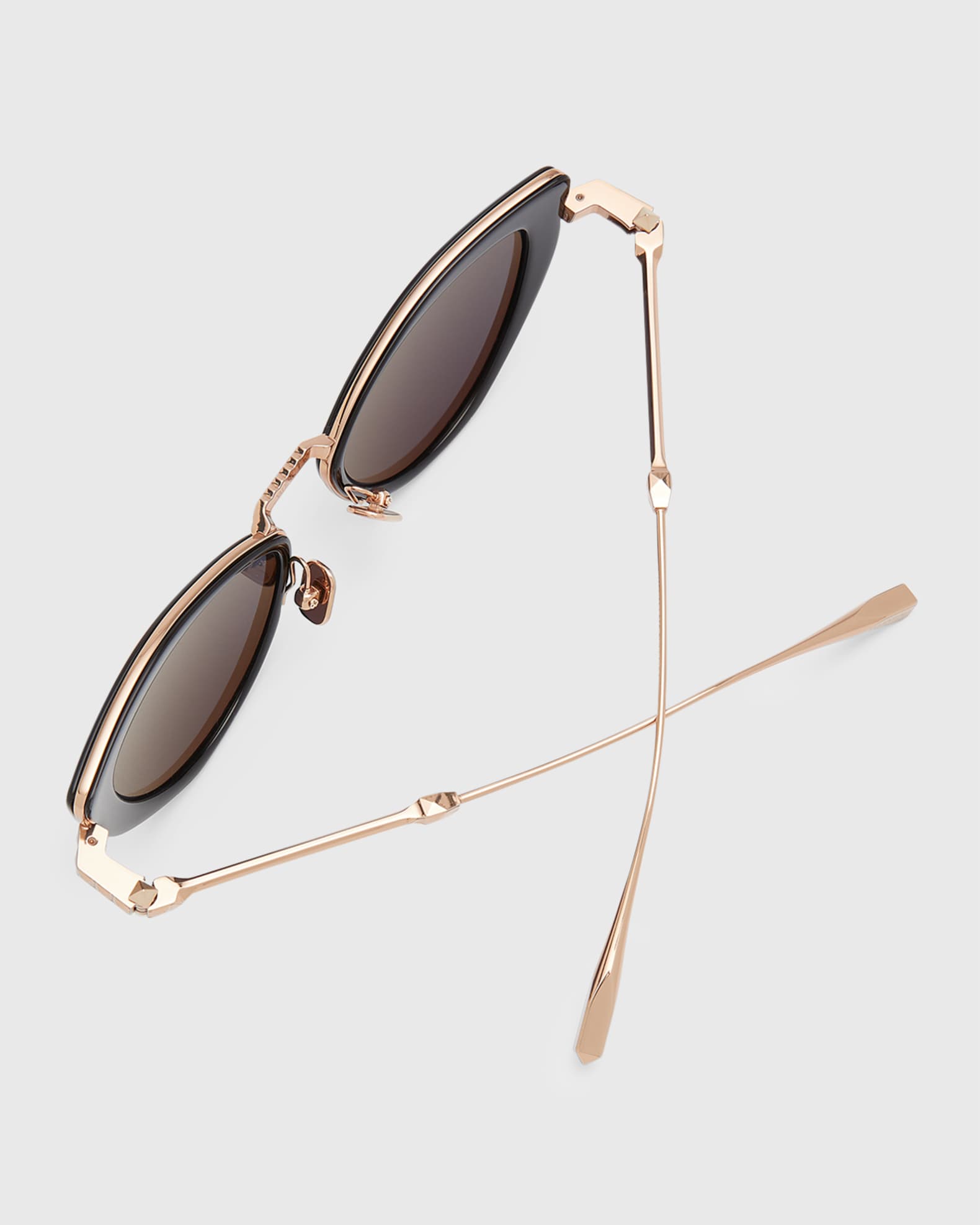 Valentino Garavani VIII Titanium & Acetate Cat-Eye Sunglasses | Neiman ...