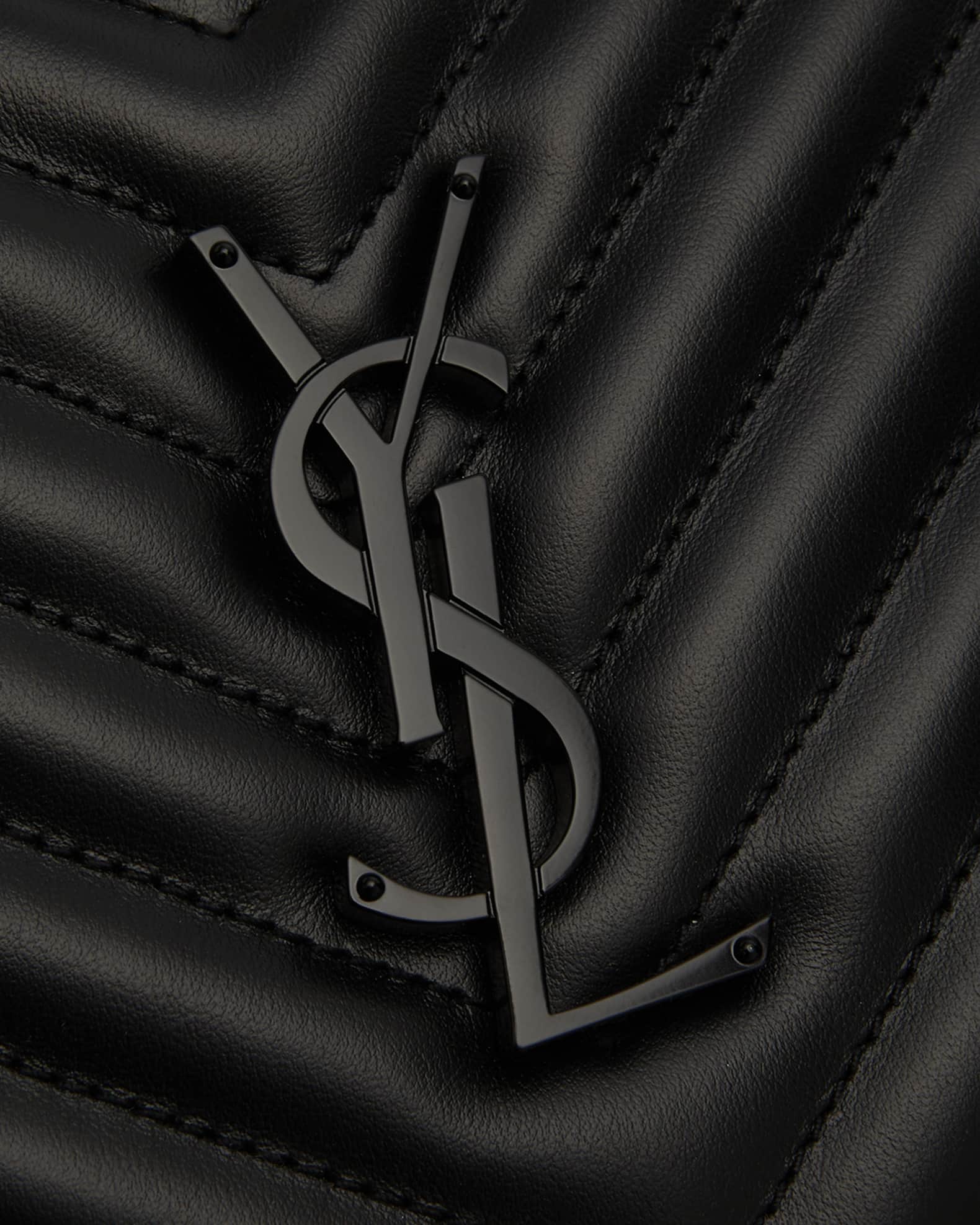 Saint Laurent Lou YSL Quilted Calfskin Camera Crossbody Bag With Pocket ...