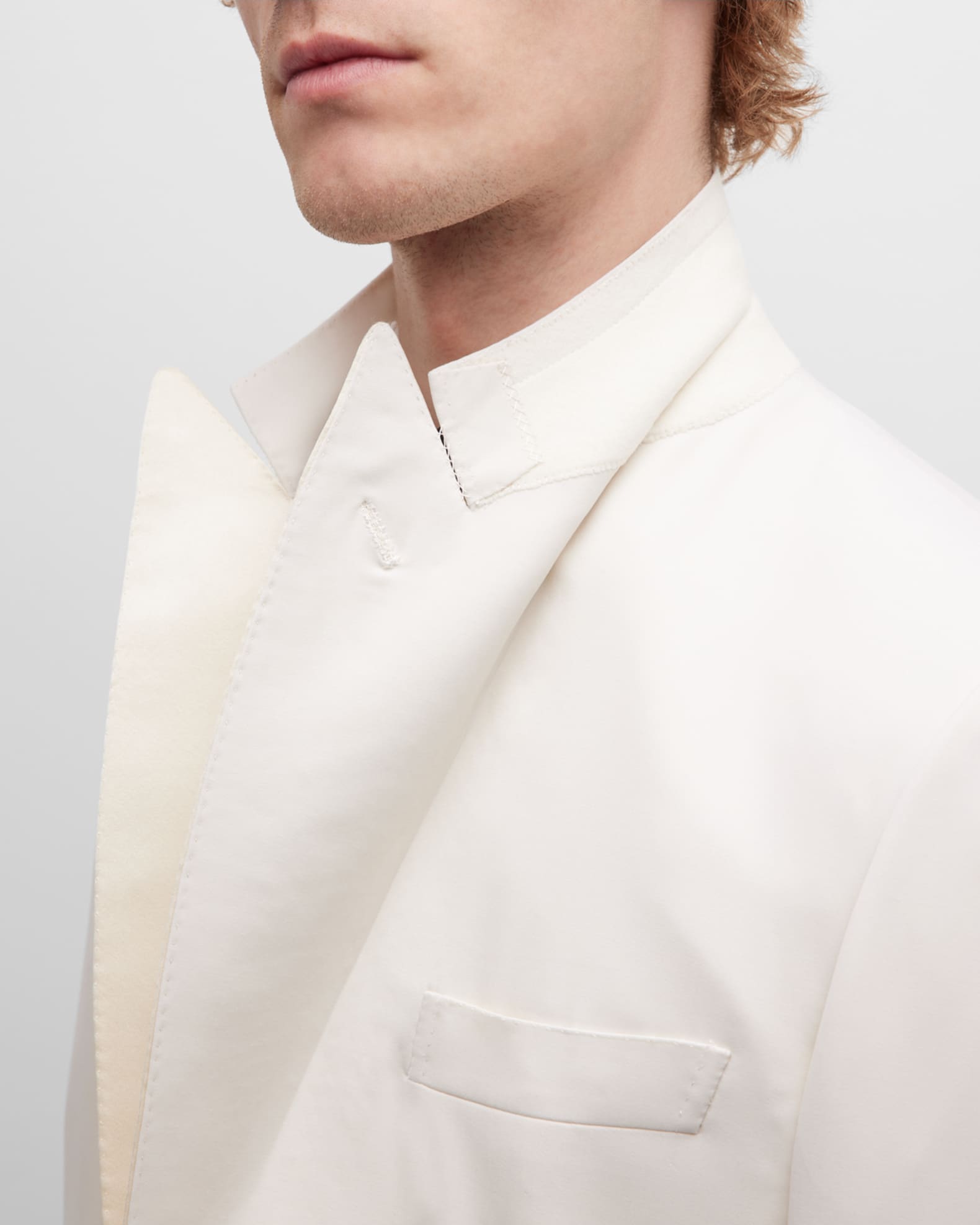 Brioni Men's Solid Wool Dinner Jacket | Neiman Marcus