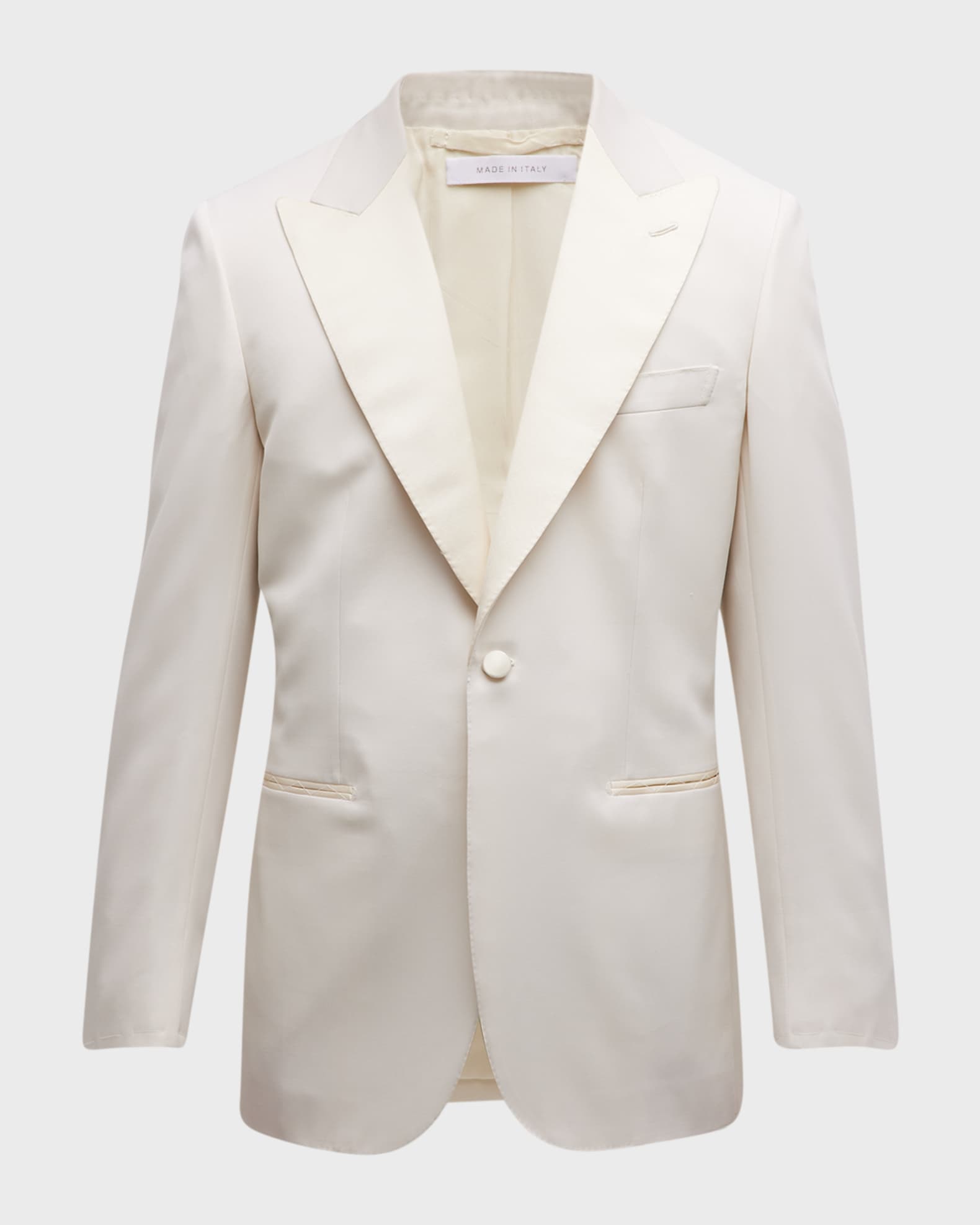 Brioni Men's Solid Wool Dinner Jacket | Neiman Marcus