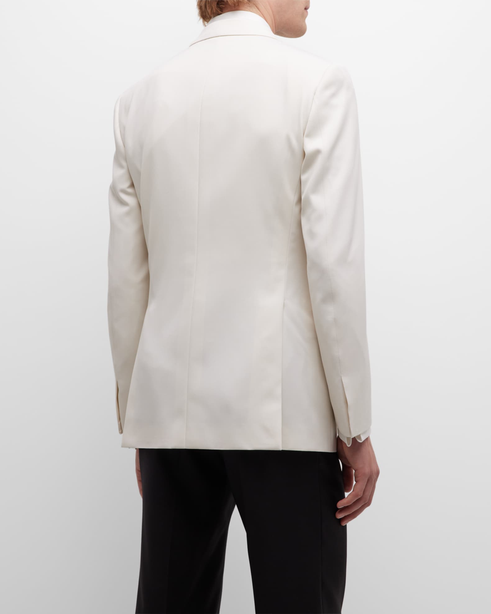 Brioni Men's Solid Wool Dinner Jacket | Neiman Marcus