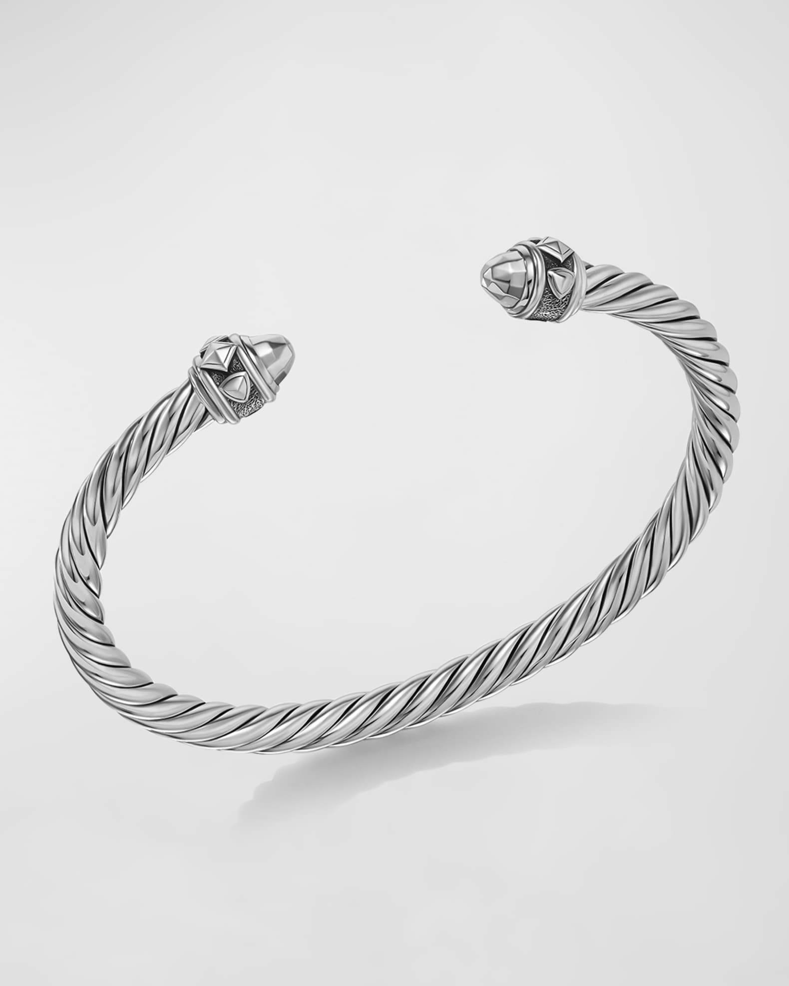 David Yurman 5mm Renaissance Cable Bracelet in Blackened Silver ...