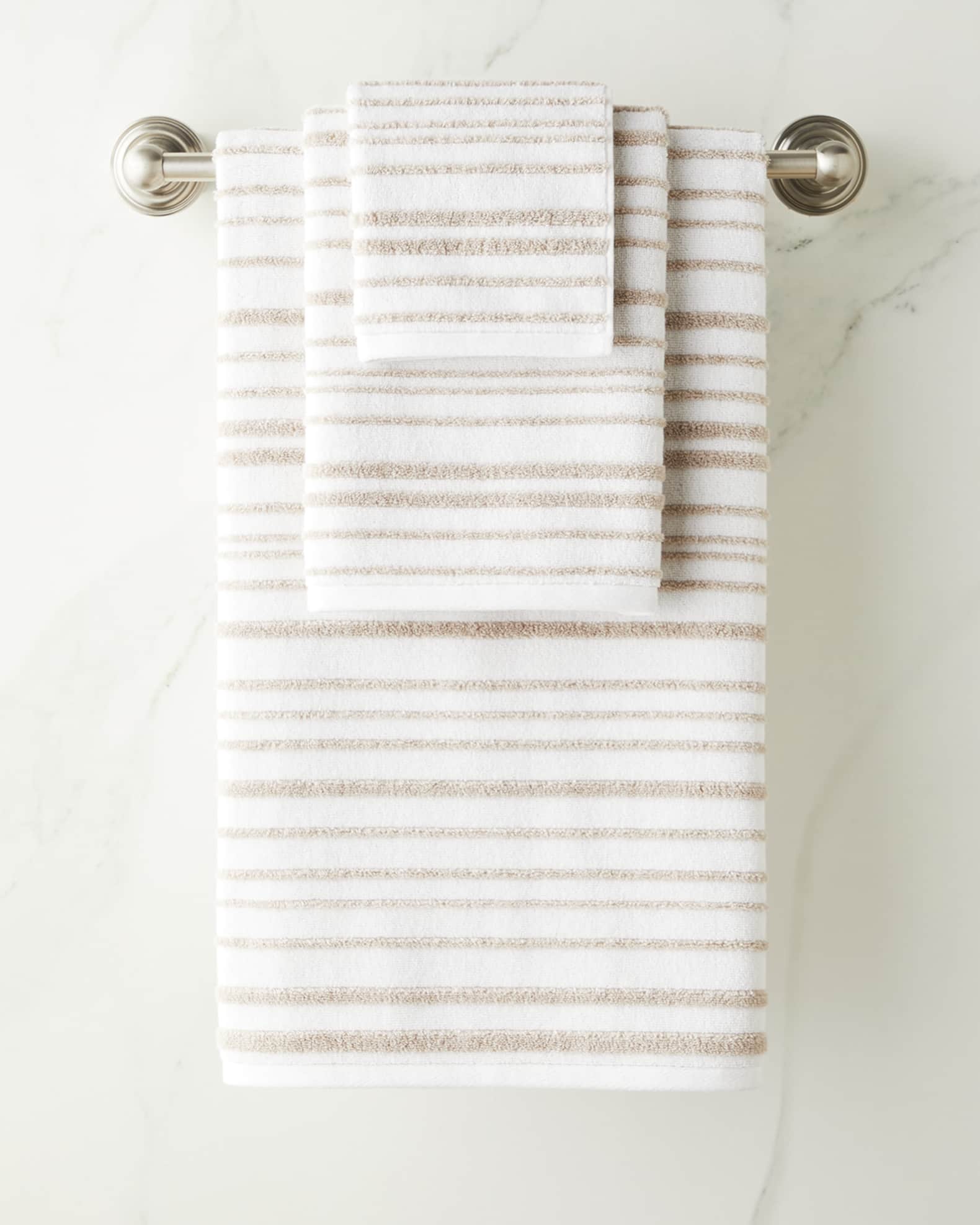 Kassatex Hudson Stripe Bath Towel | Neiman Marcus