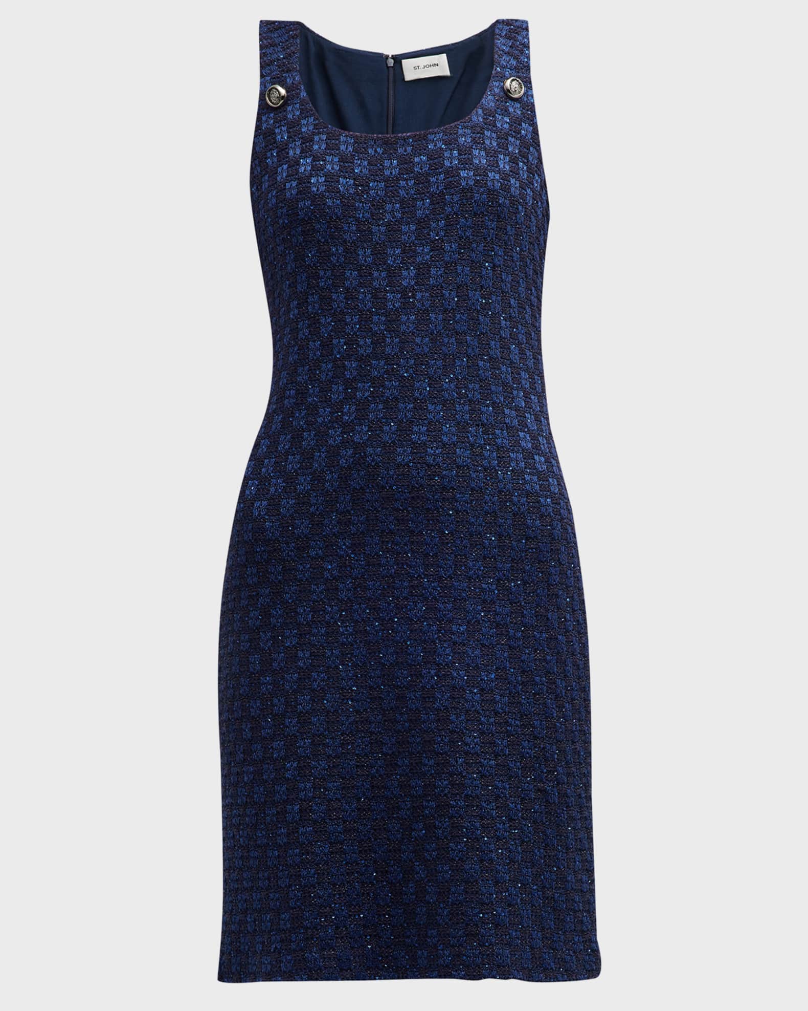 Sequin Check Knit Collection | Neiman Marcus