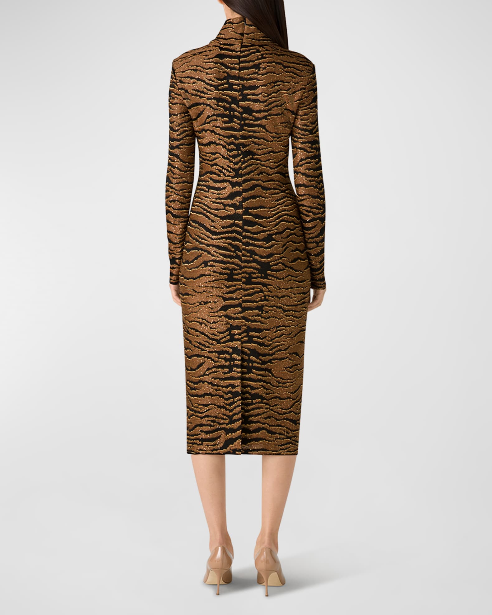 Sequin Tiger Jacquard Collection | Neiman Marcus
