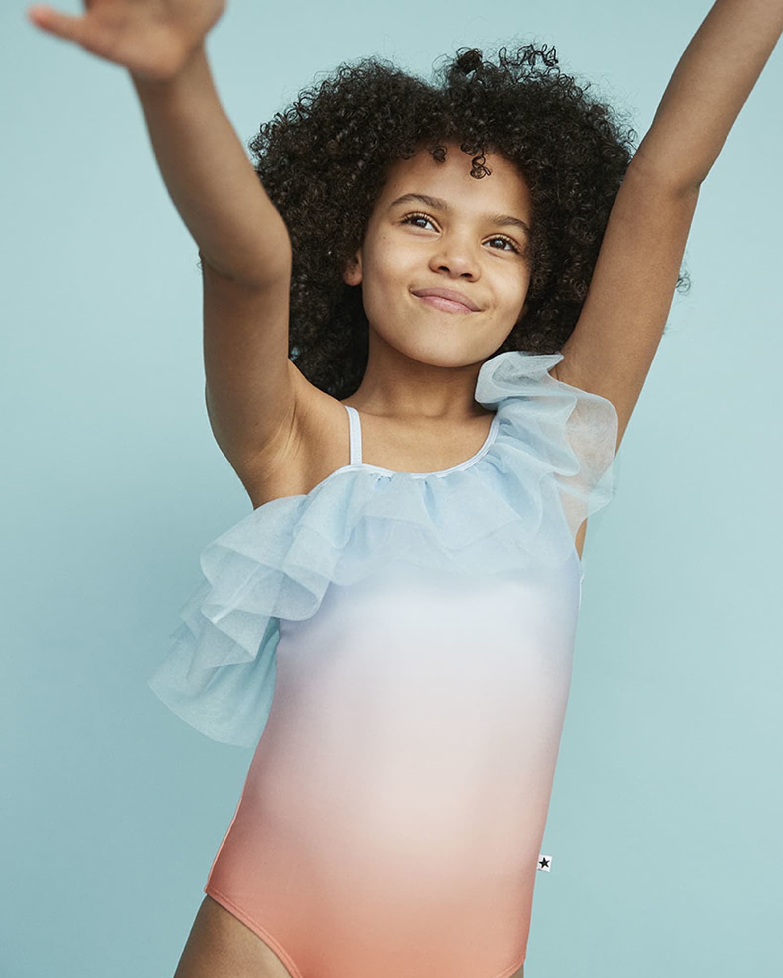 Girl's Nilla One-Shoulder Swimsuit | Neiman Marcus
