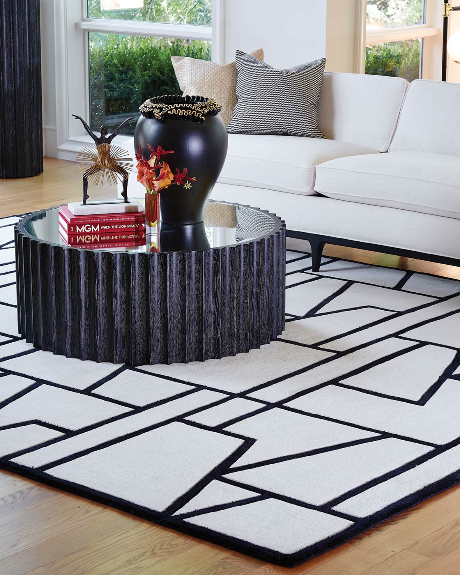 Zig Zag Hand-Tufted Rug | Neiman Marcus