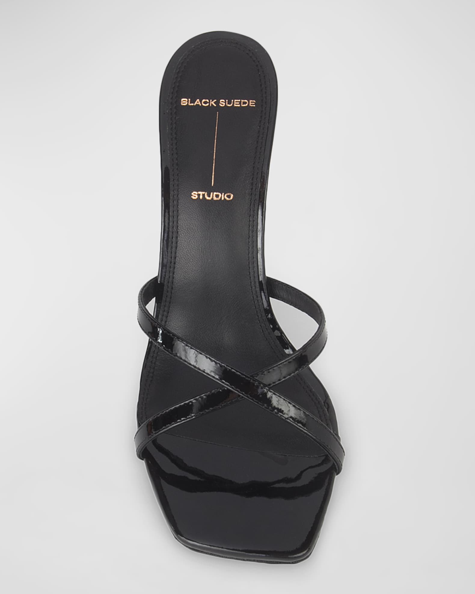 Black Suede Studio Arielle Sandals | Neiman Marcus
