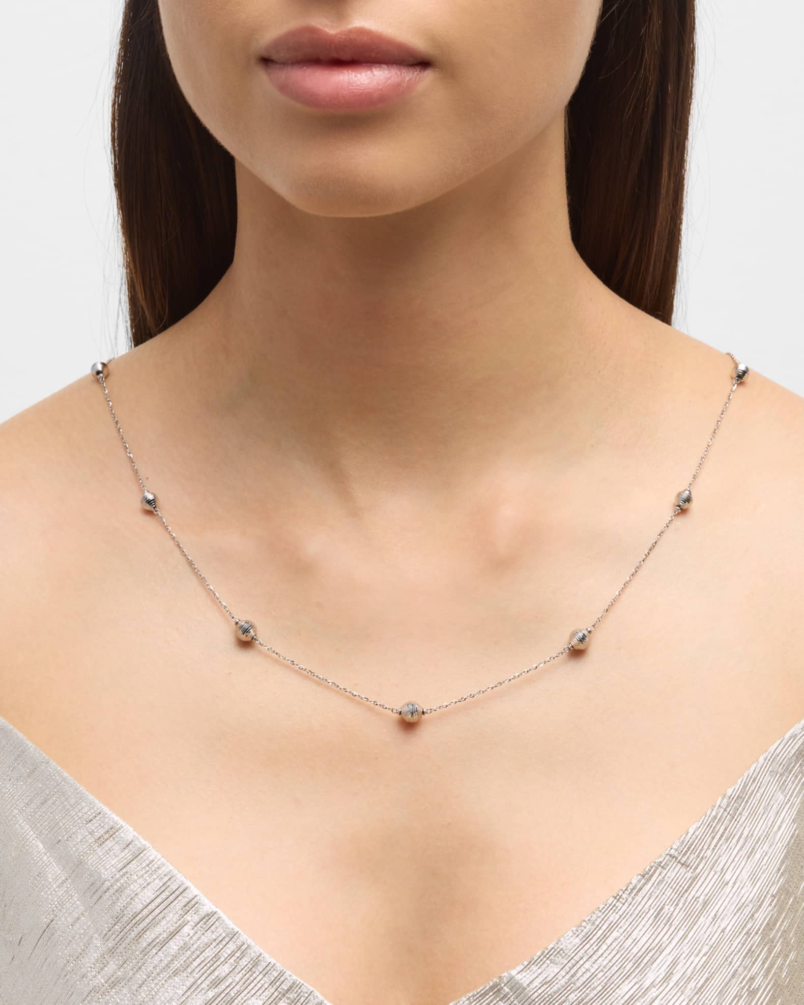 Platinum Born Orbit Necklace | Neiman Marcus