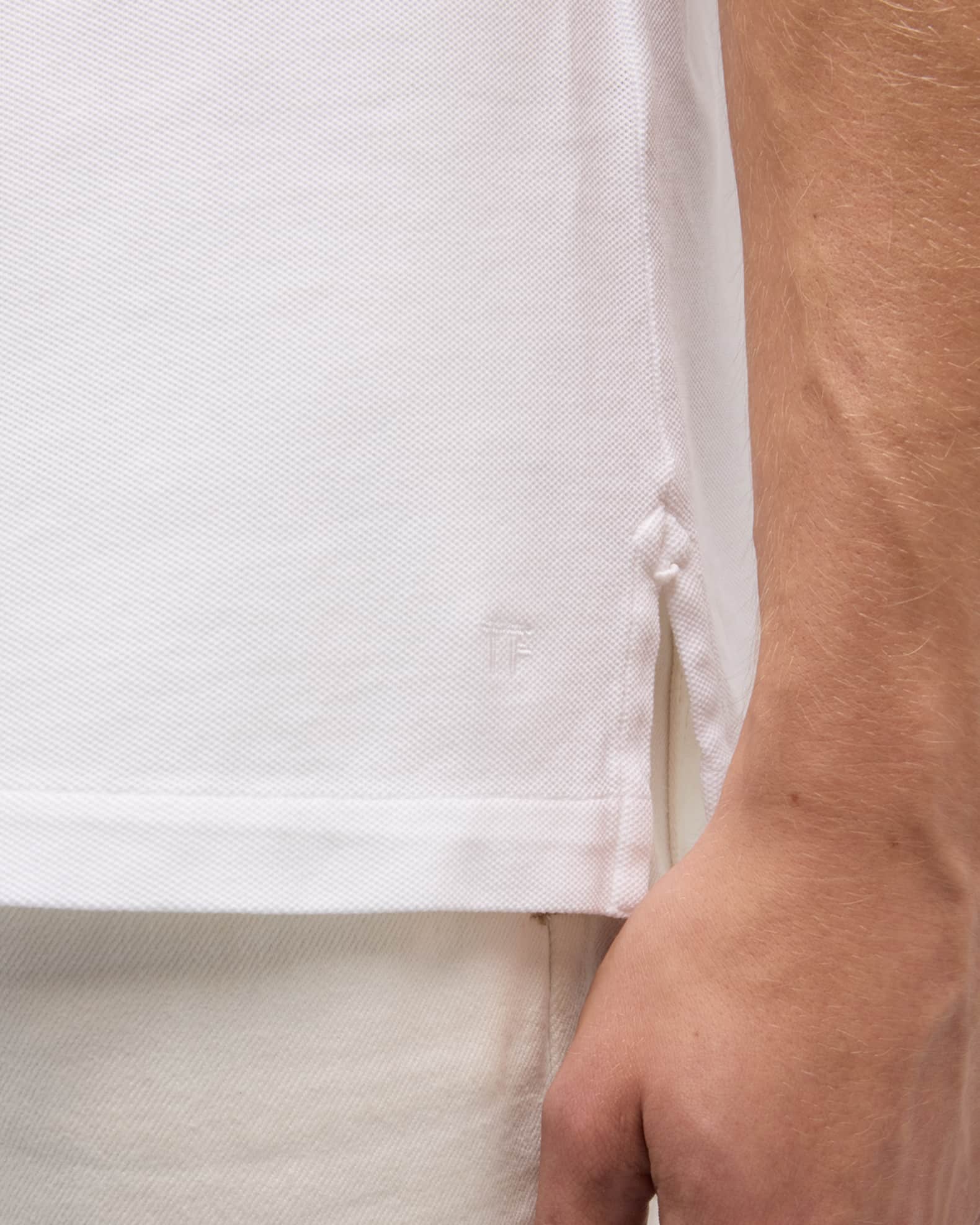 TOM FORD Men's Cotton Pique Polo Shirt | Neiman Marcus