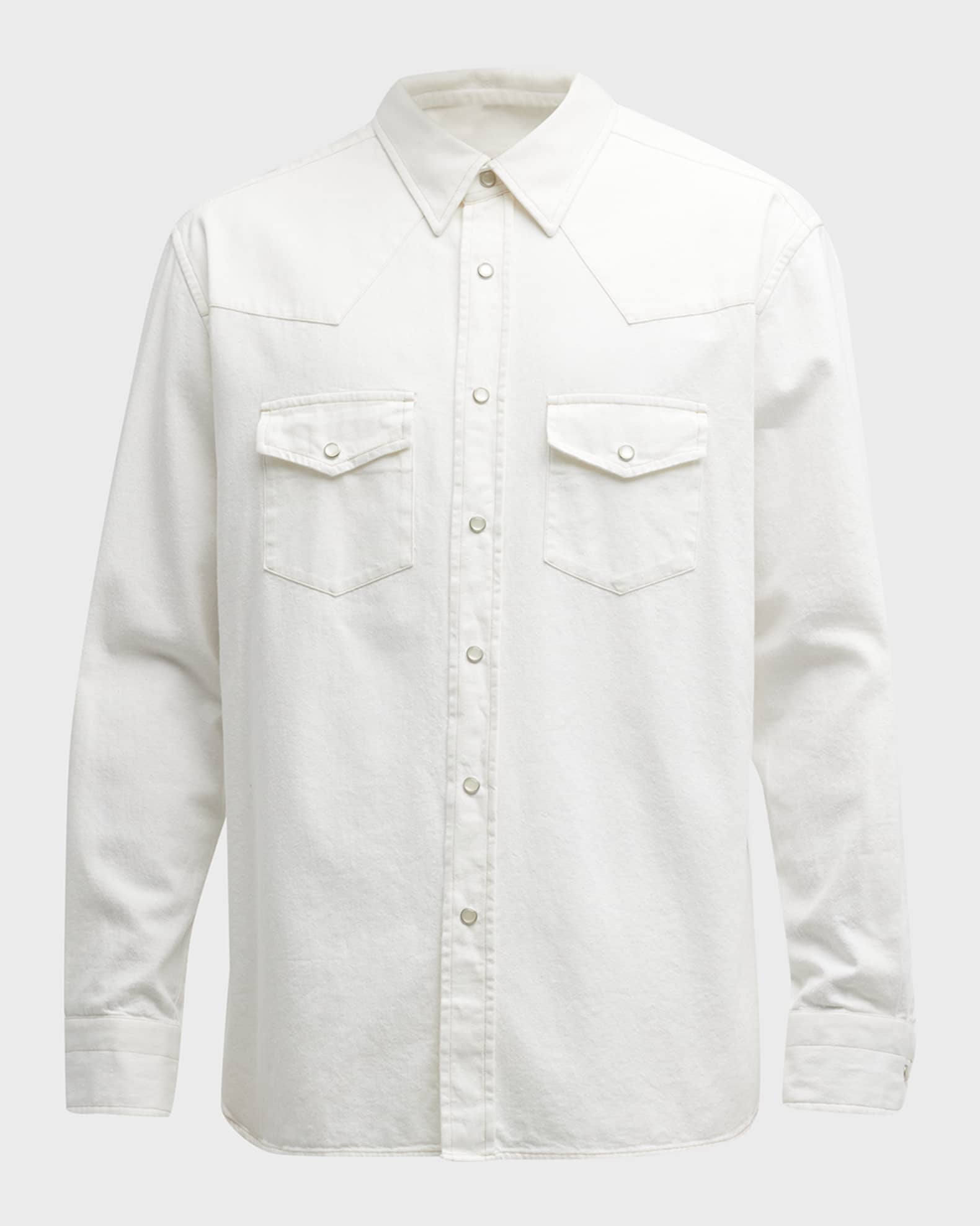 TOM FORD Men's Western Cotton Sport Shirt | Neiman Marcus