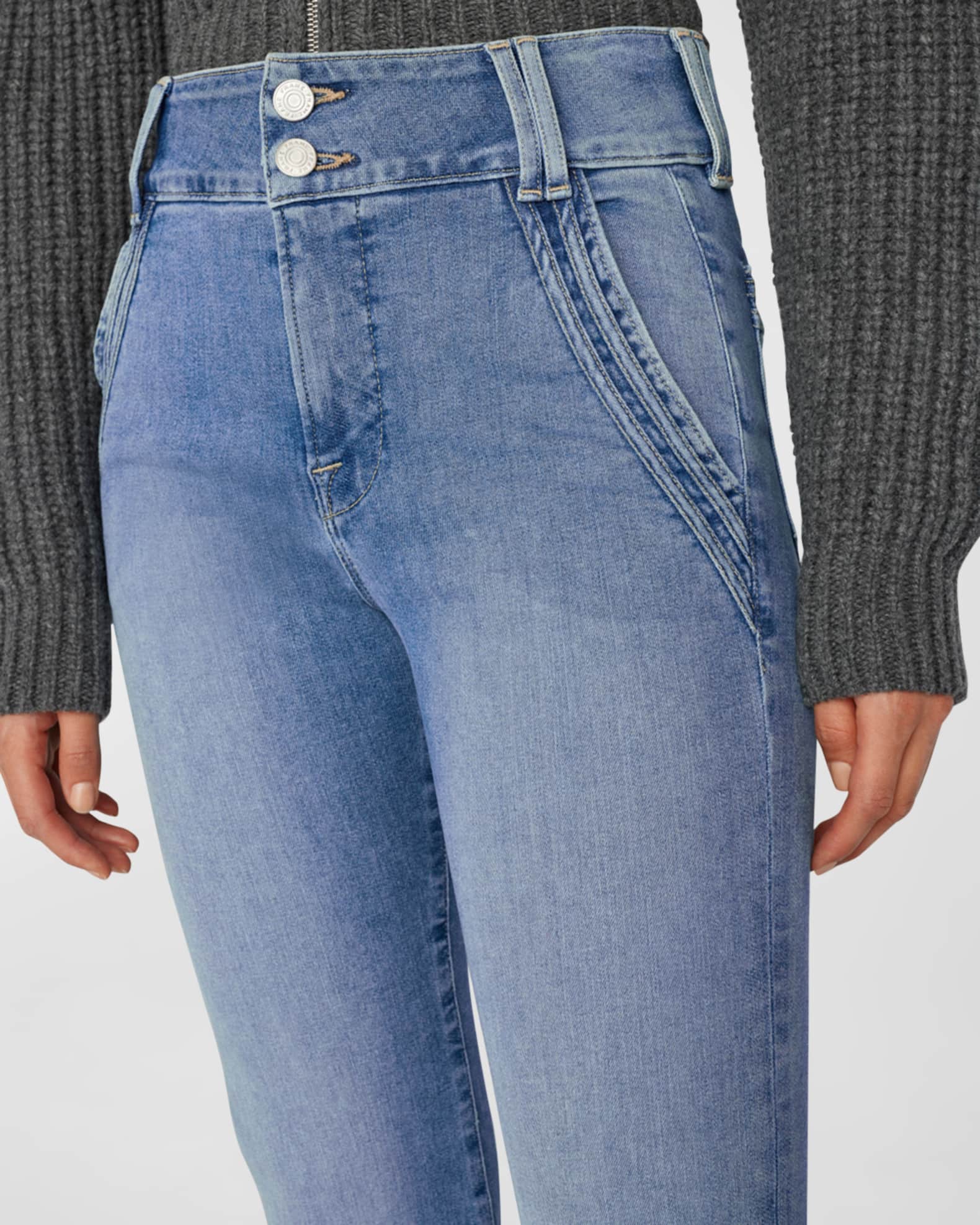 FRAME The Double Detail Flare Jeans | Neiman Marcus