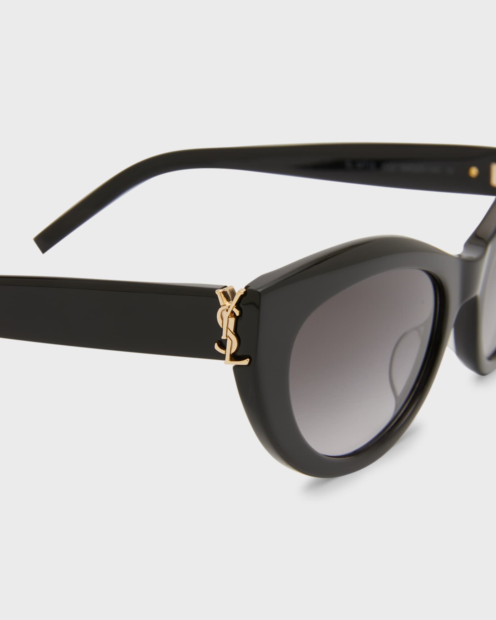 Saint Laurent YSL Acetate Cat-Eye Sunglasses | Neiman Marcus
