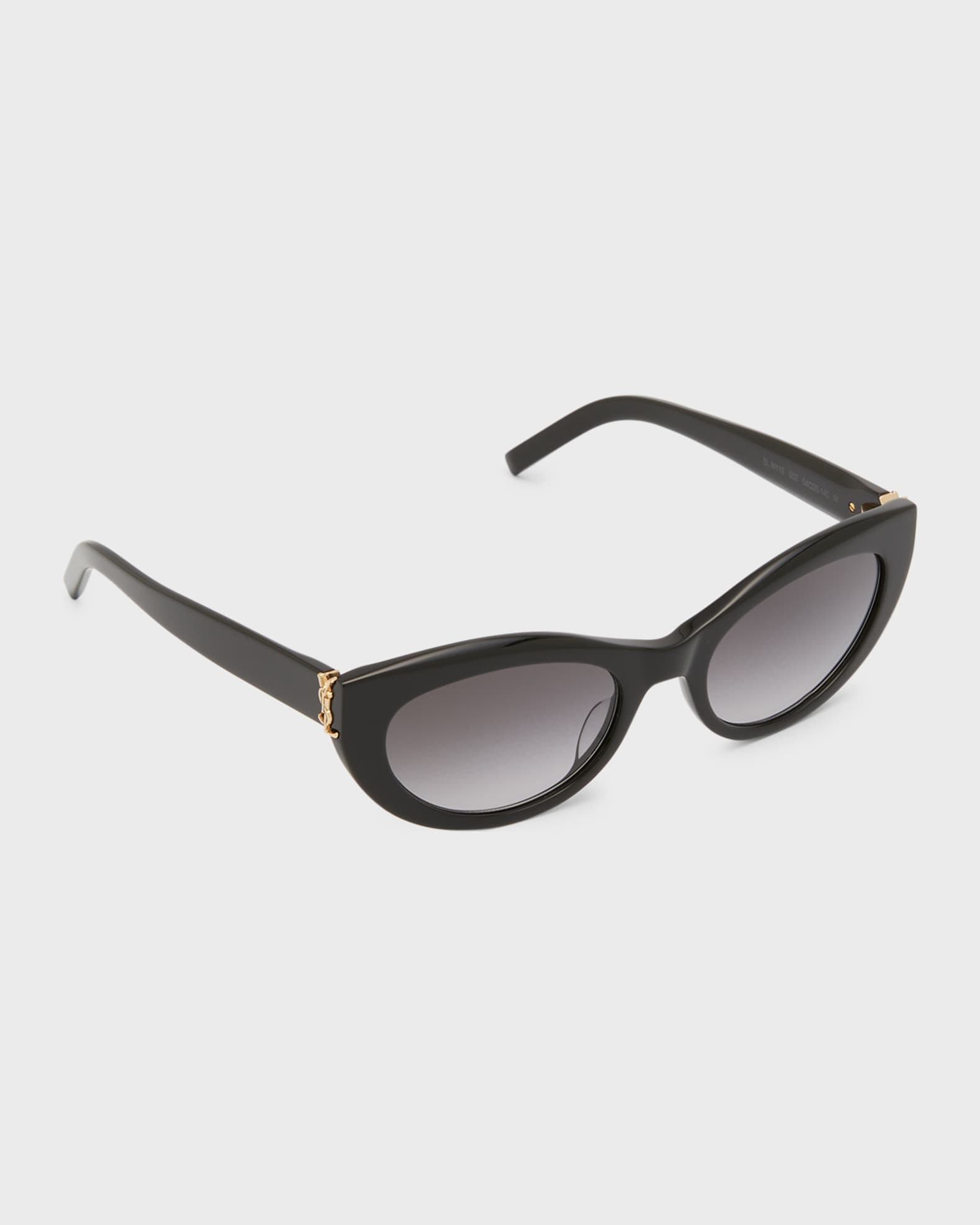Saint Laurent YSL Acetate Cat-Eye Sunglasses | Neiman Marcus