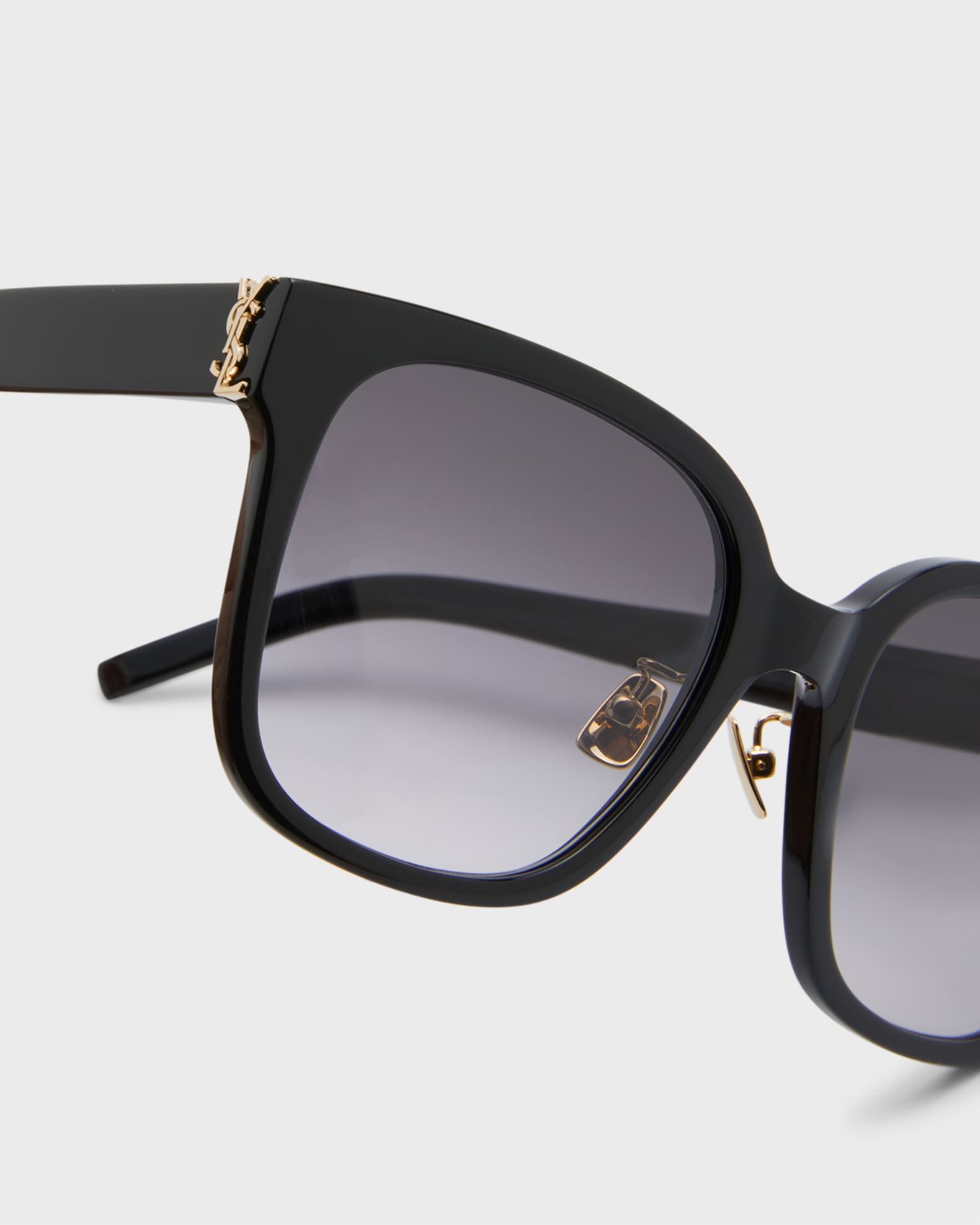 Saint Laurent YSL Square Acetate Sunglasses | Neiman Marcus