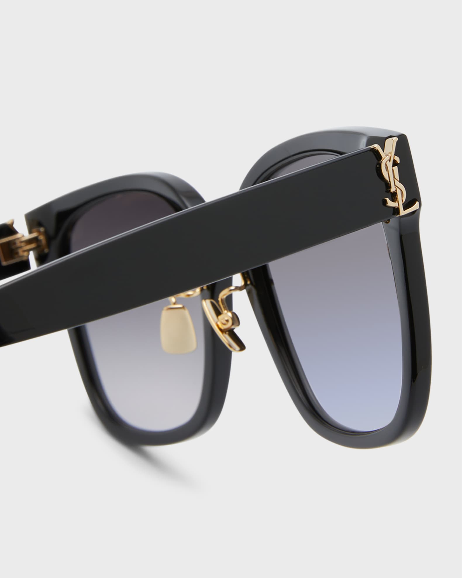 Saint Laurent YSL Square Acetate Sunglasses | Neiman Marcus
