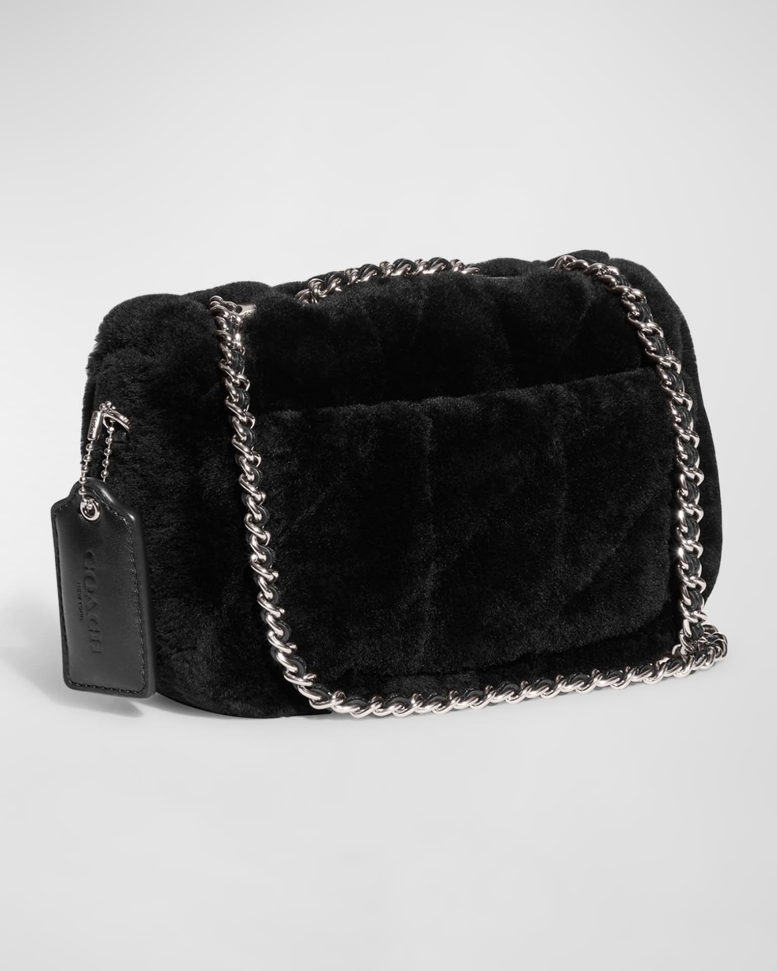 Coach Pillow Madison 18 Quilted Shearling Shoulder Bag | Neiman Marcus