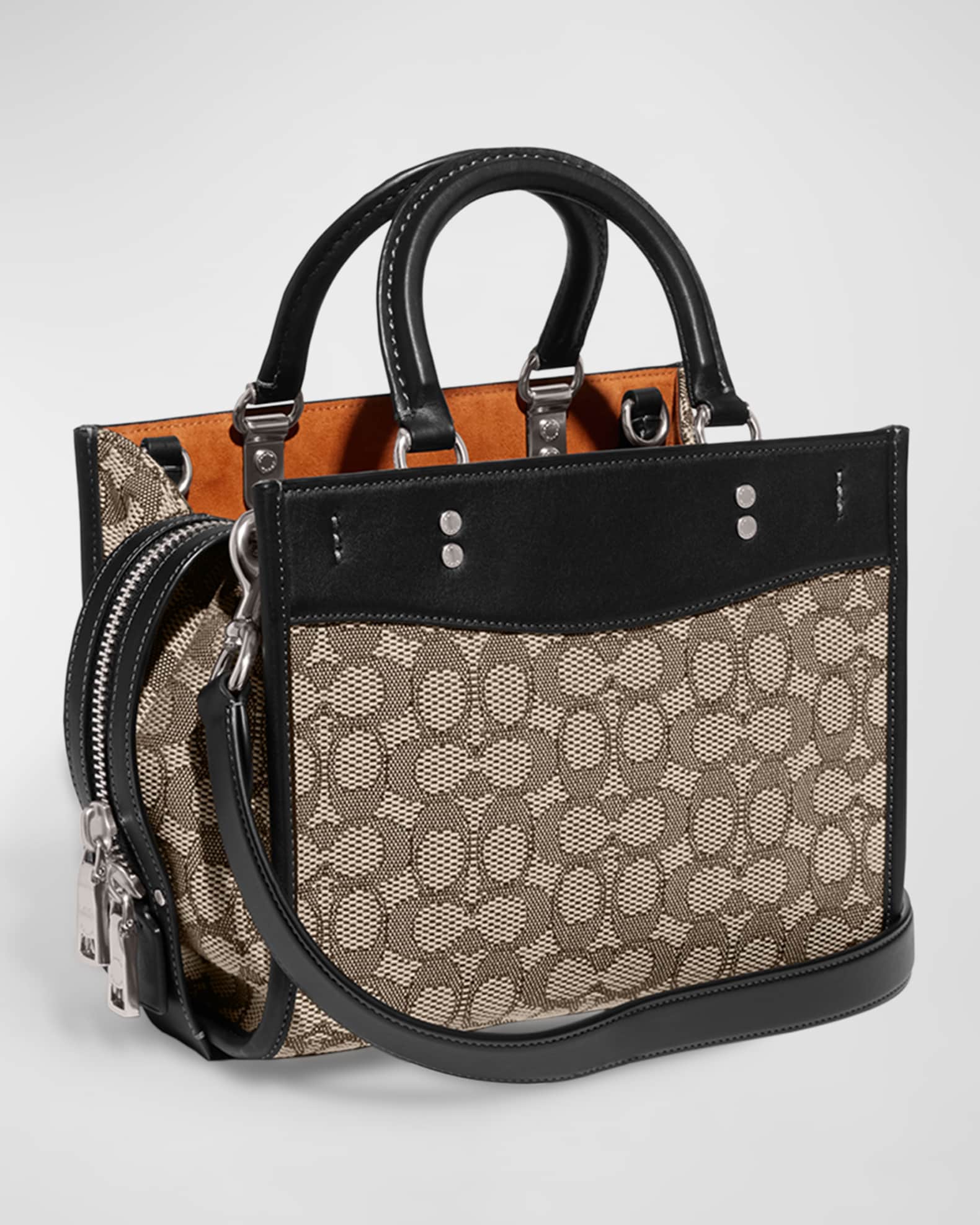 Coach Rogue 25 Signature Monogram Top-Handle Bag | Neiman Marcus