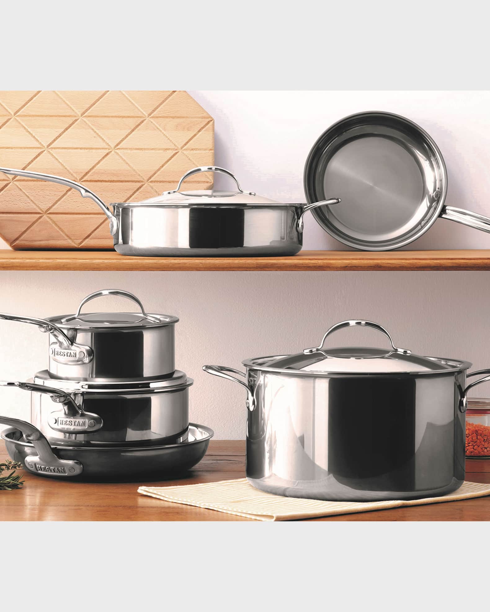 Hestan Hestan NanoBond Titanium 10-Piece Ultimate Cookware Set | Neiman ...
