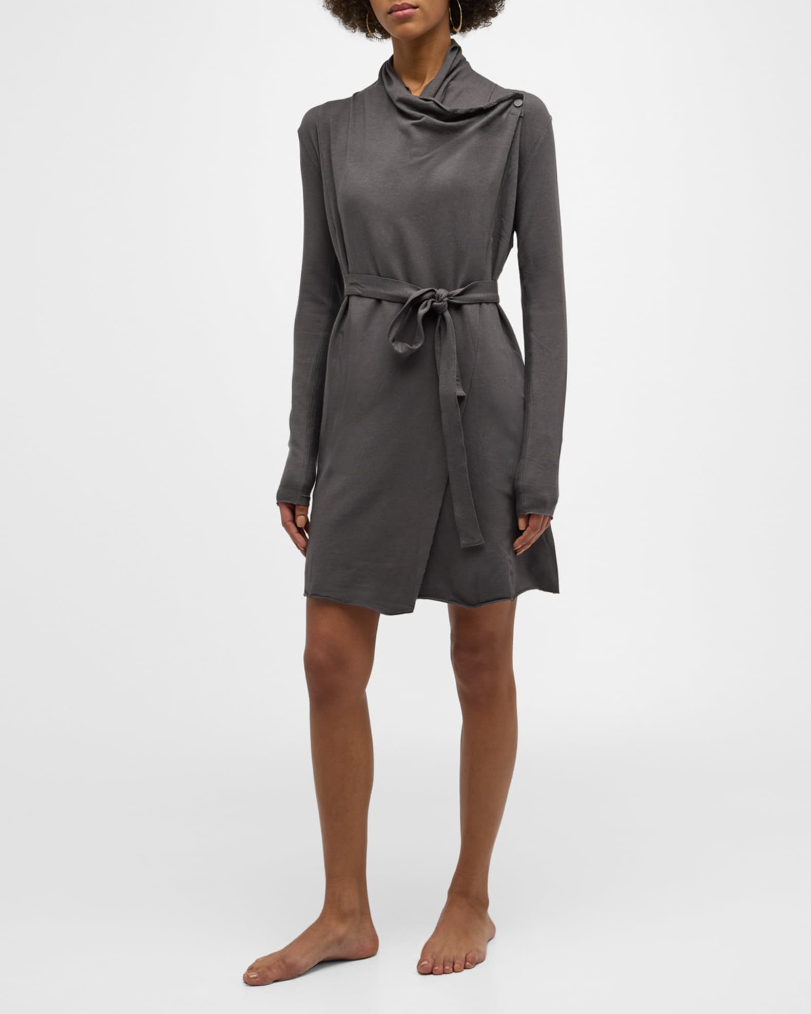 Lunya Organic Pima Short Robe | Neiman Marcus