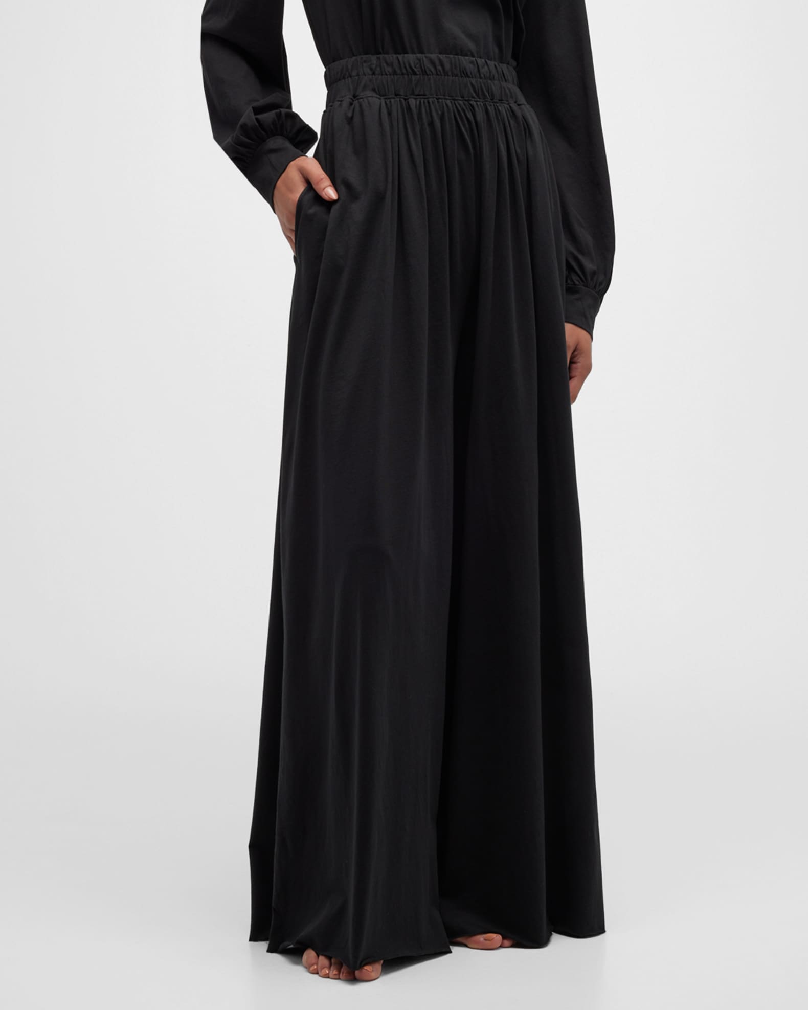 Lunya Organic Pima Wide-Leg Pants | Neiman Marcus
