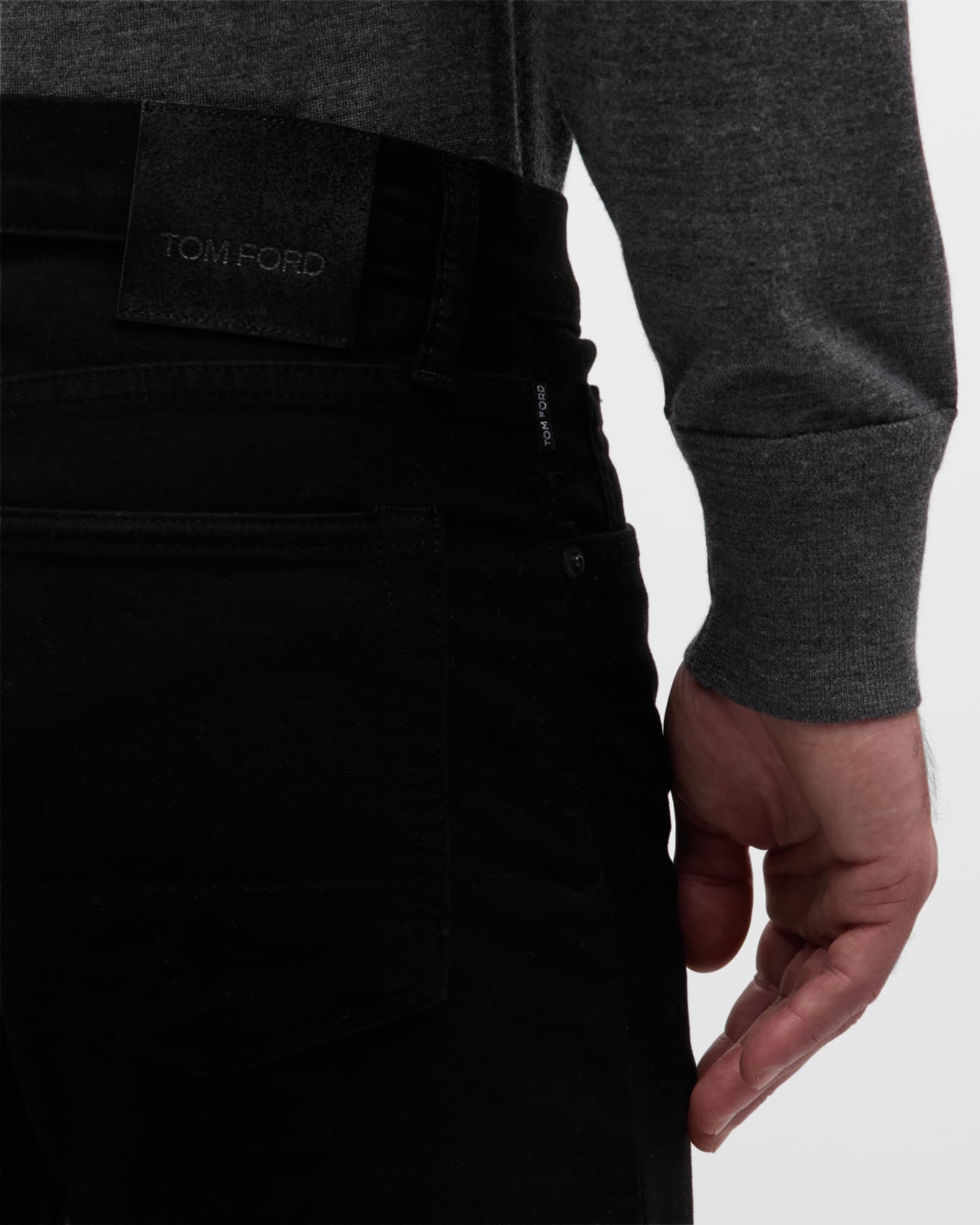 TOM FORD Men's Moleskin Slim-Fit Jeans | Neiman Marcus