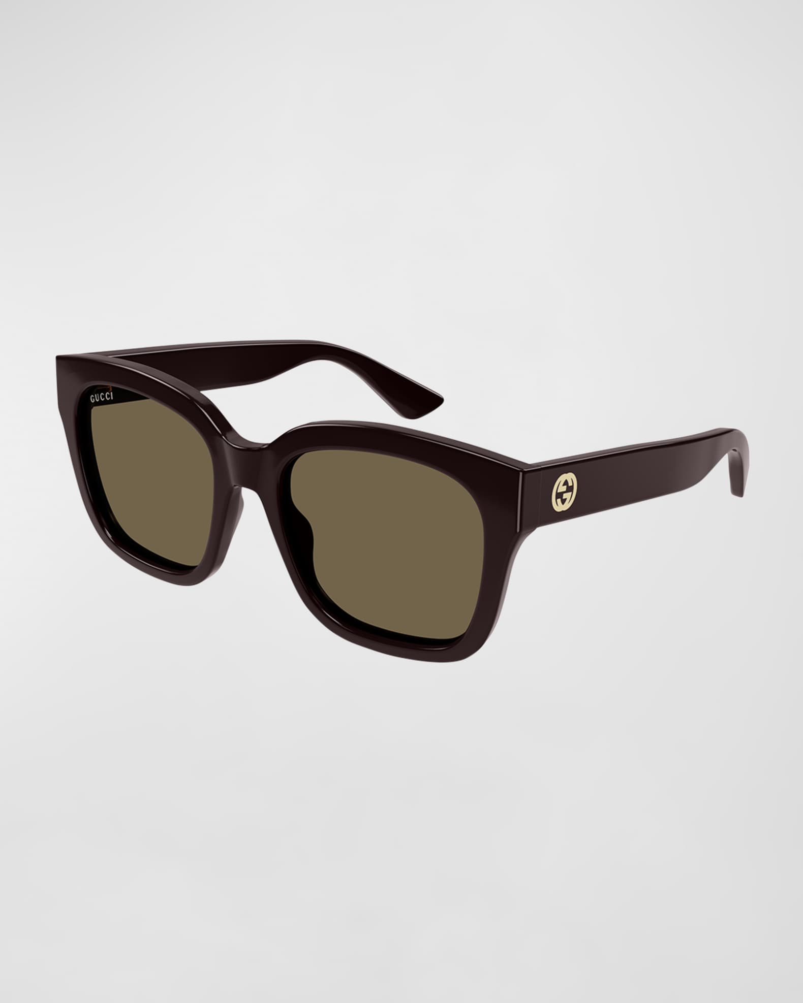 Gucci Interlocking GG Acetate Cat-Eye Sunglasses | Neiman Marcus