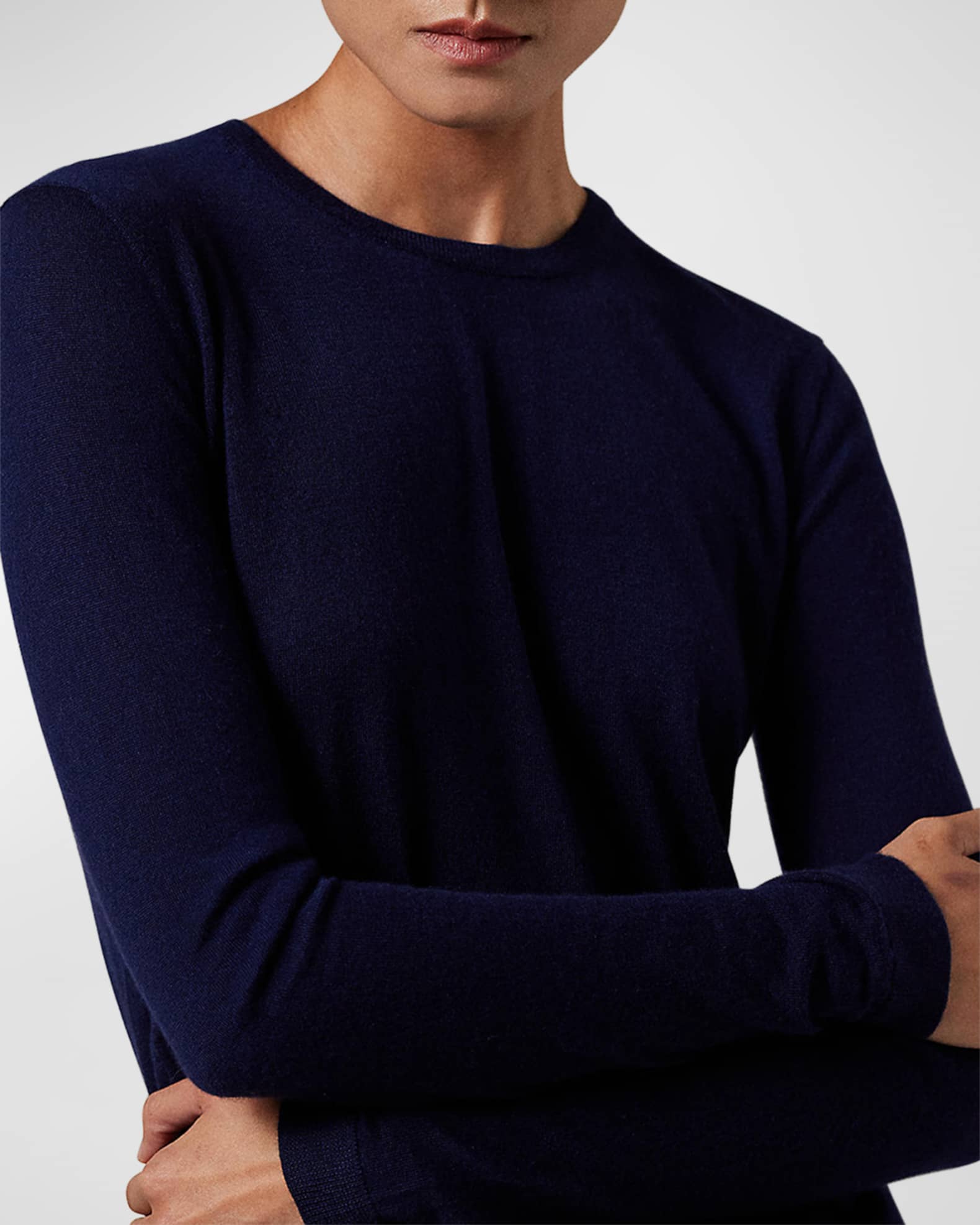 Ralph Lauren Collection Cashmere Crewneck Sweater | Neiman Marcus