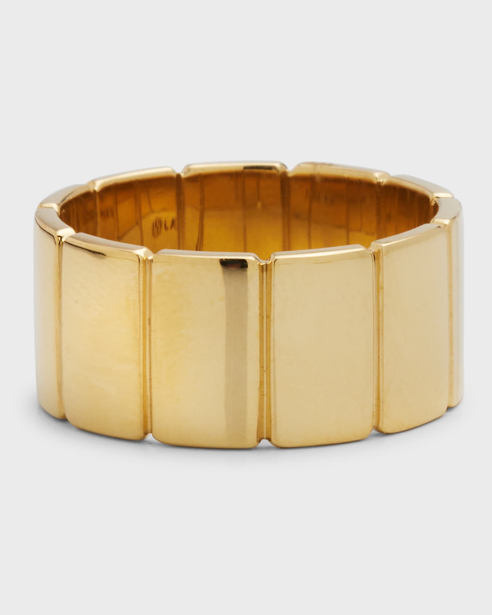 LANA 14K Yellow Gold Wide Tag Ring | Neiman Marcus