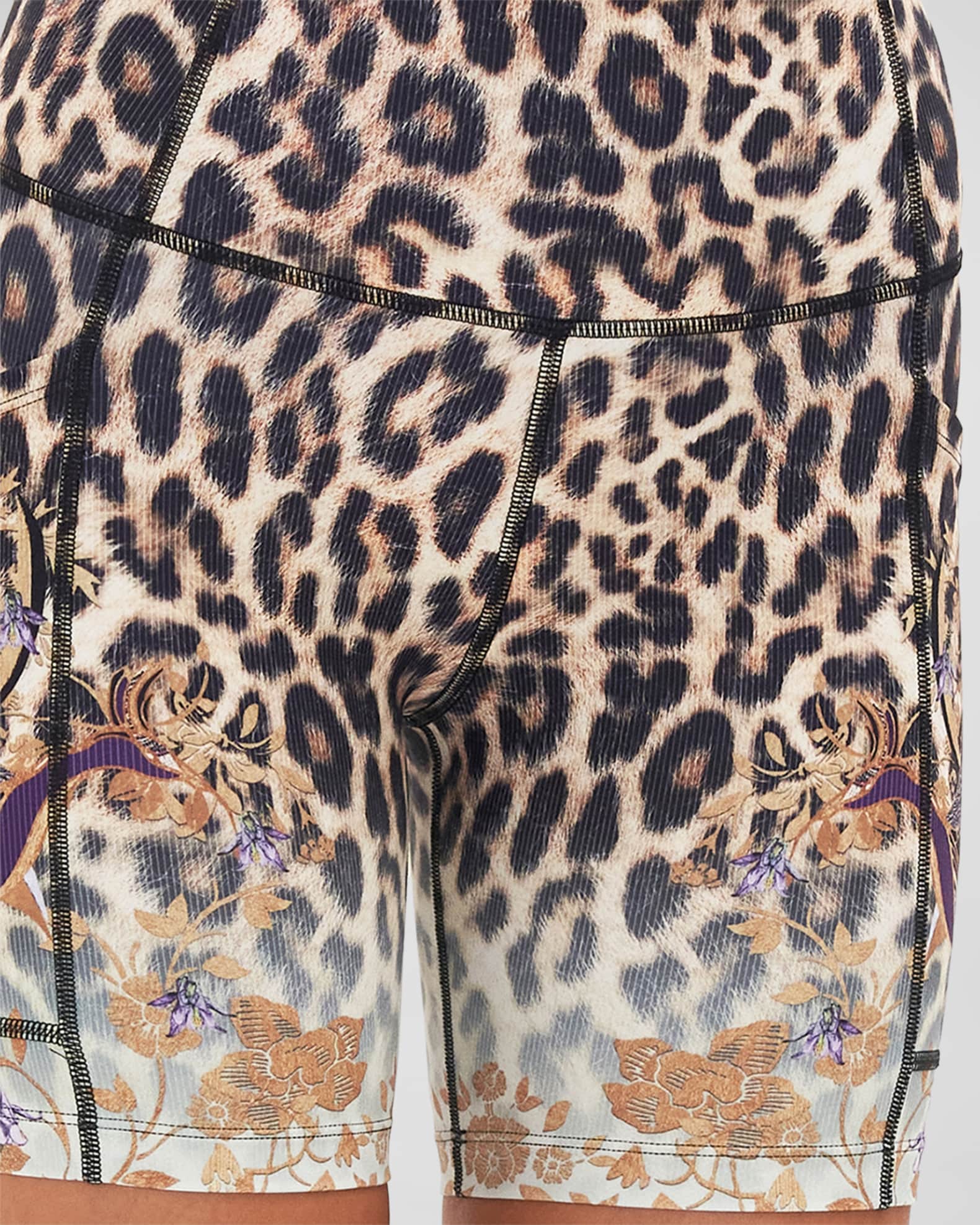 Camilla Nomadic Nymph Running Shorts With Pockets | Neiman Marcus
