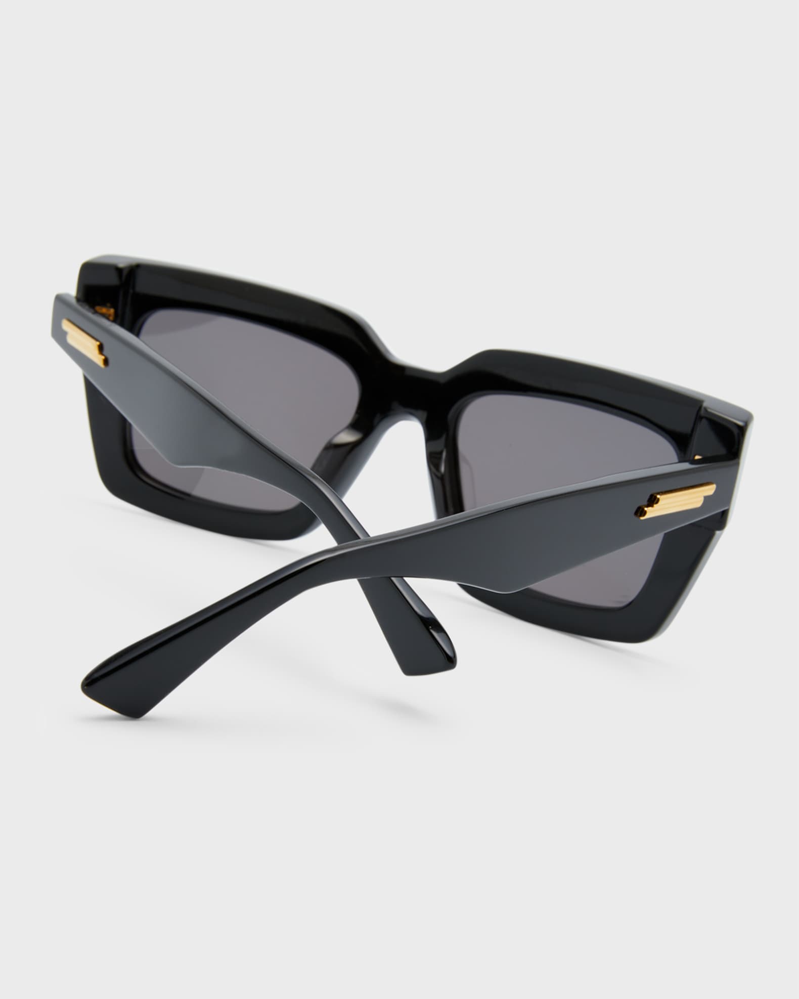 Bottega Veneta Raised Logo Acetate Cat-Eye Sunglasses | Neiman Marcus
